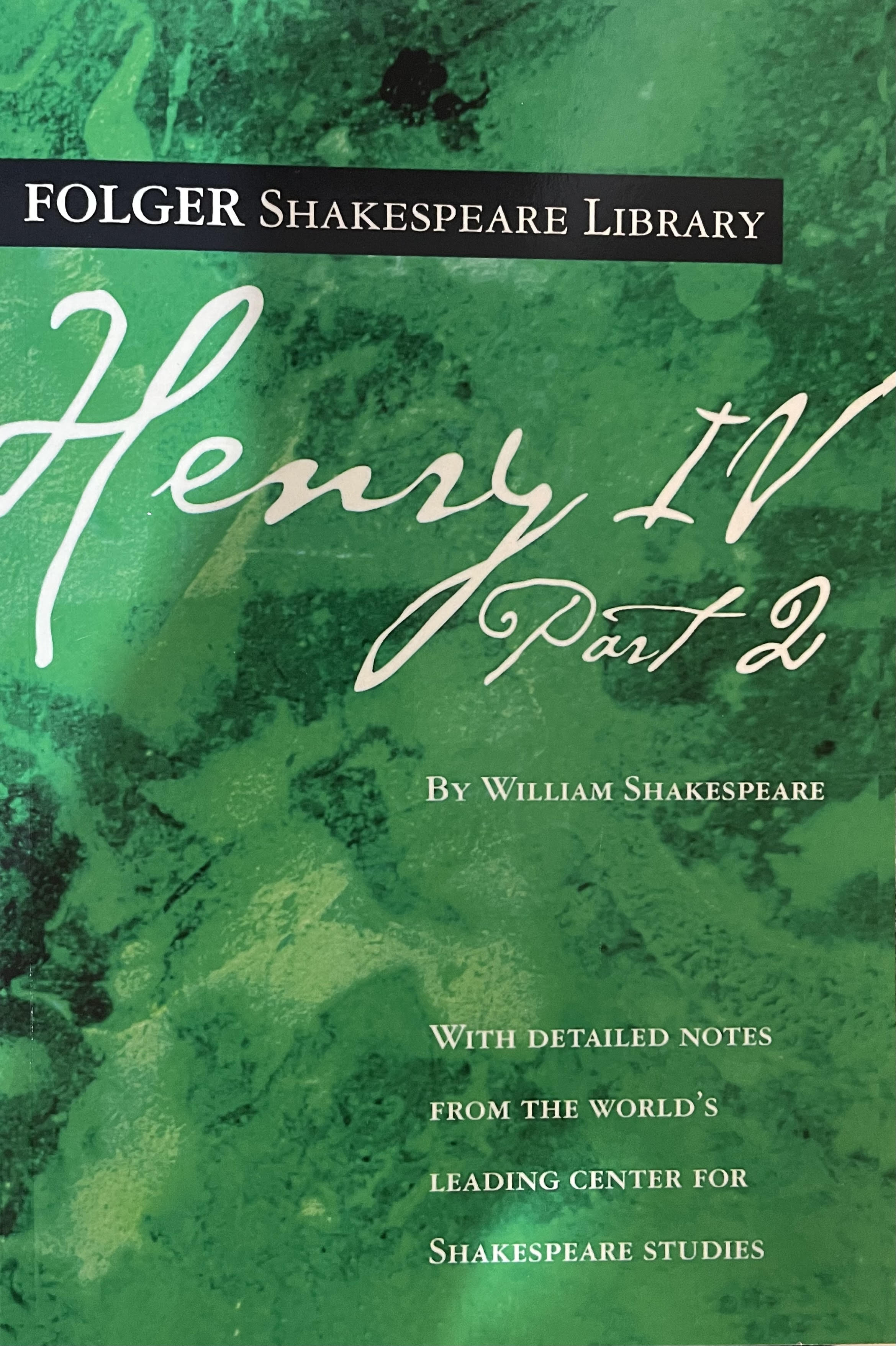 Henry IV, Part 2 (Folger Shakespeare Library) by William Shakespeare ...