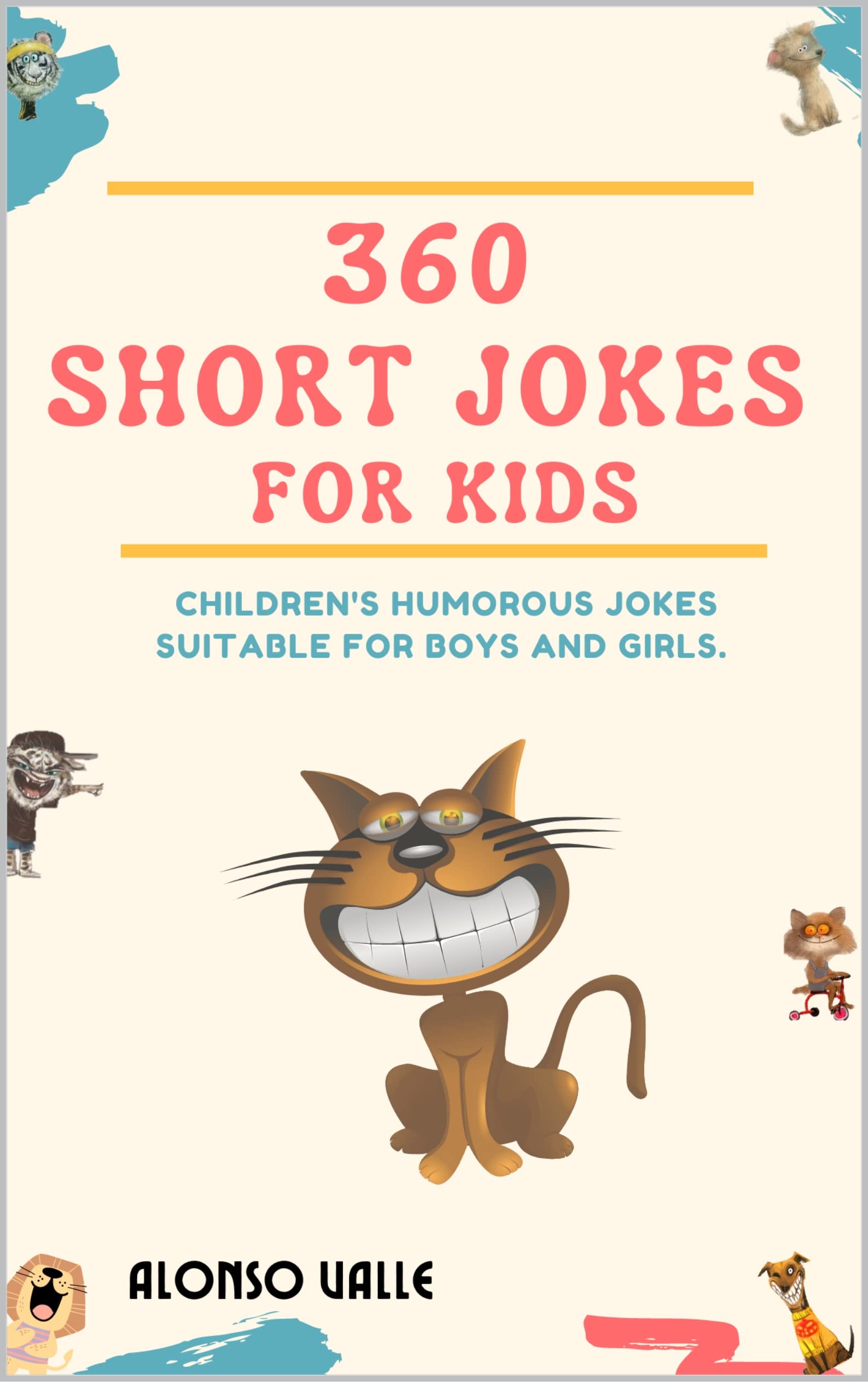 360 short jokes for kids: son's jokes for dad, a book where you will ...