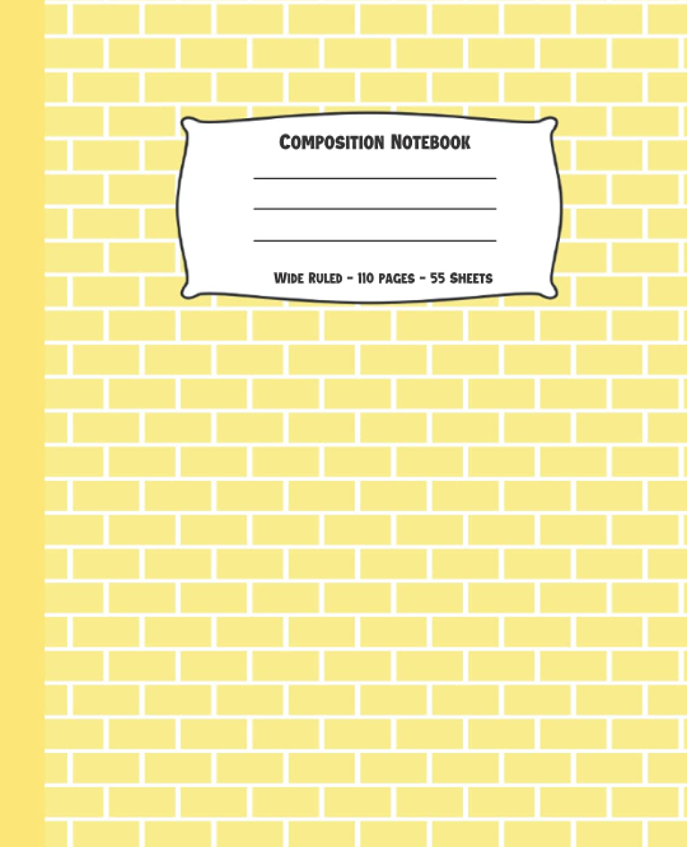 Yellow Composition Notebook: Yellow Marble Composition Notebook - 7.5 ...