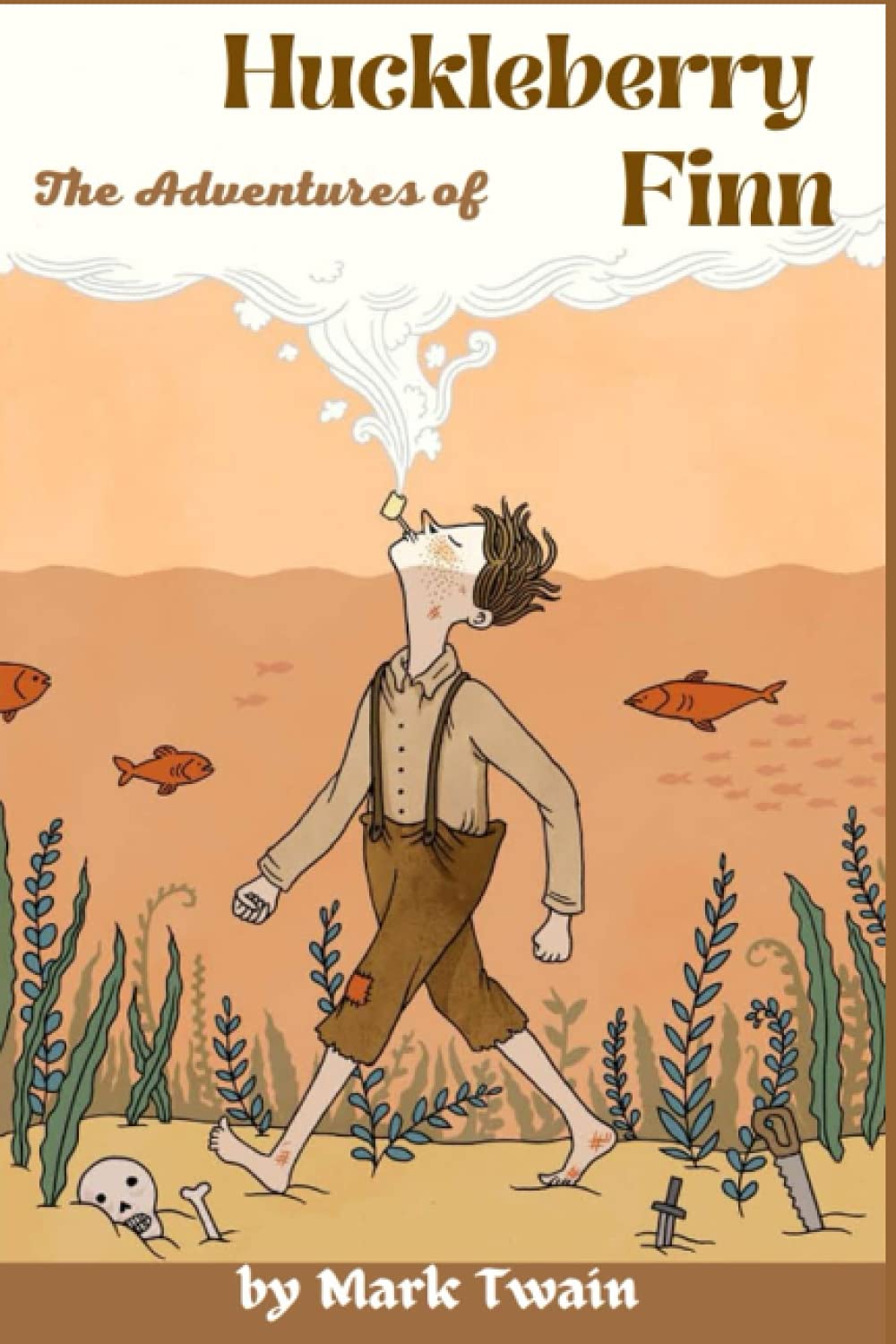 Adventures of Huckleberry Finn (illustrated): books for kids by Mark ...