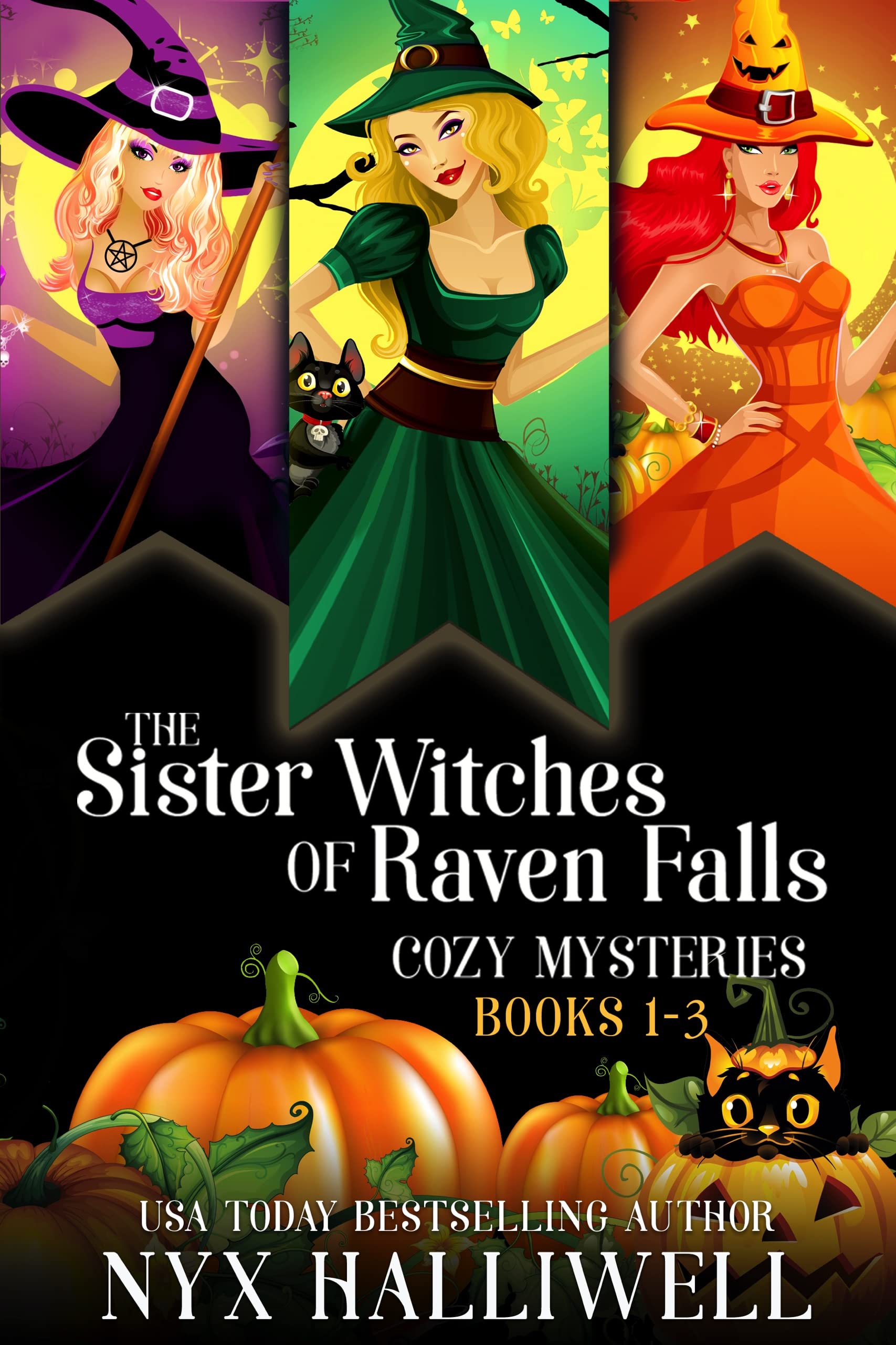 Sister Witches Of Raven Falls Mystery Series, Books 1-3 by Nyx ...