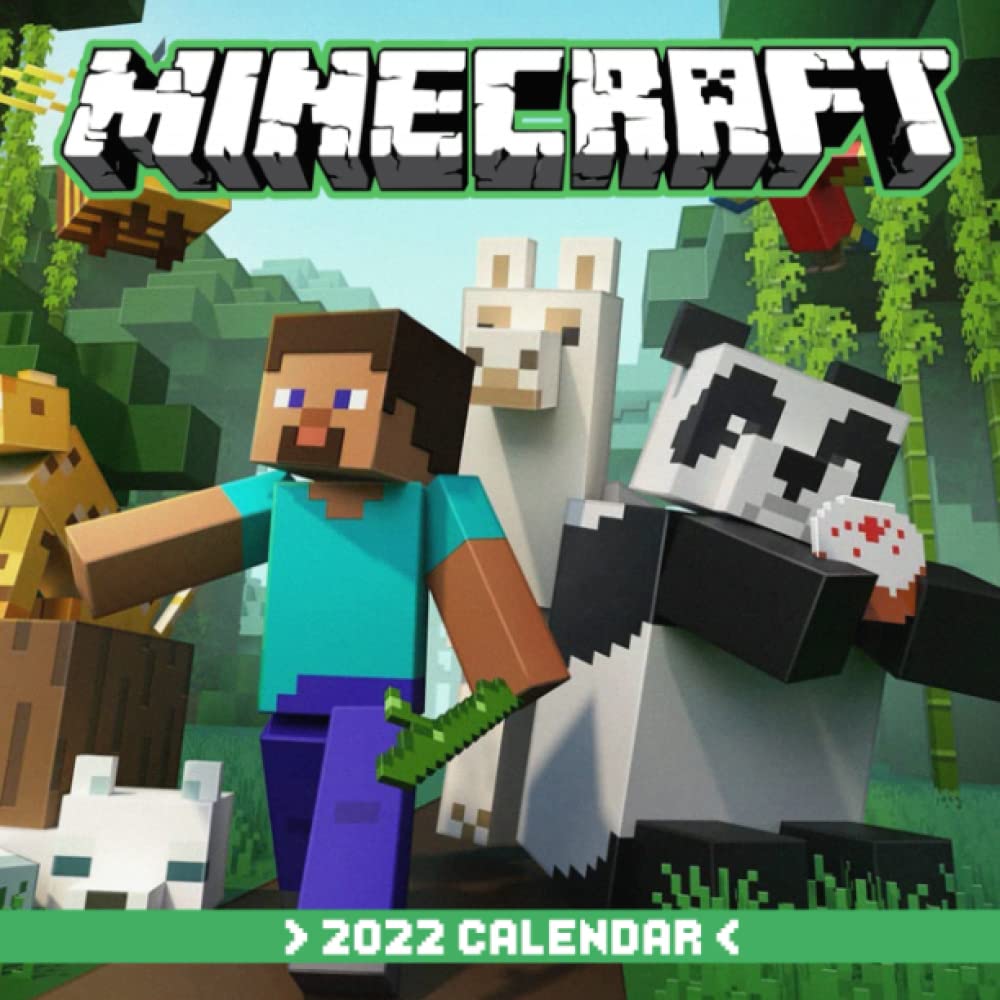 2022 MlNECRAFT CALENDAR: A Great Gift For Anyone Loving Video Game To ...
