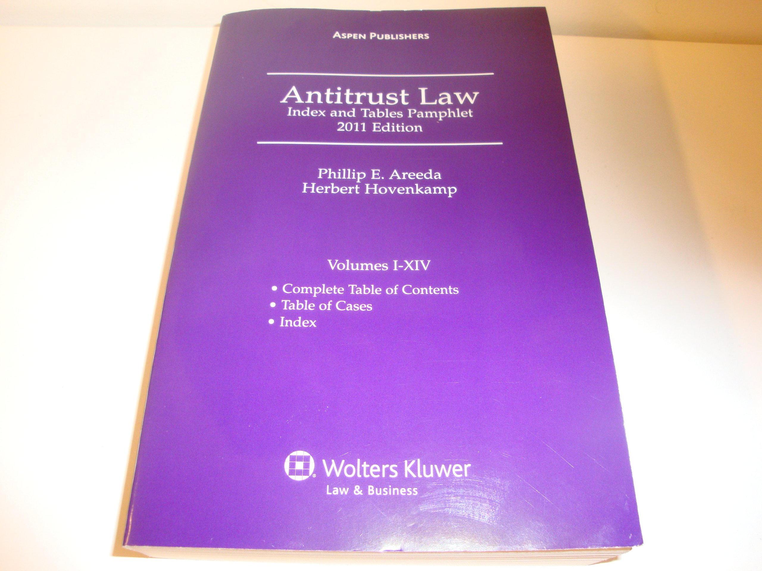 Antitrust Law Index And Tables Pamphlet 2011 Edition By Phillip E Antitrust Law Index And Tables Pamphlet 2011 Edition By Phillip E