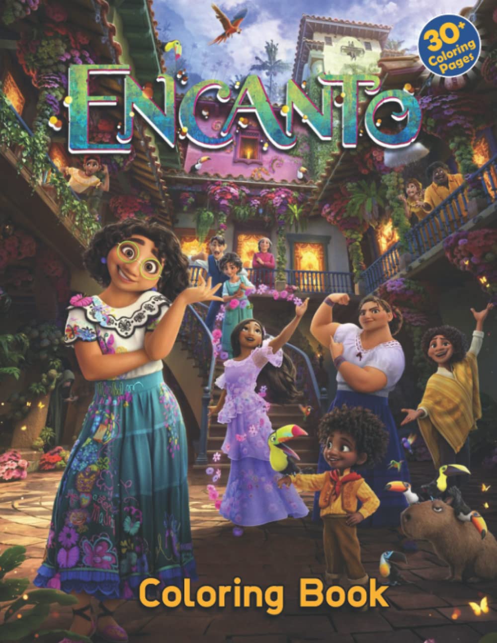 Éncantó Coloring Book: Amazing Coloring Book With Many Beautiful ...