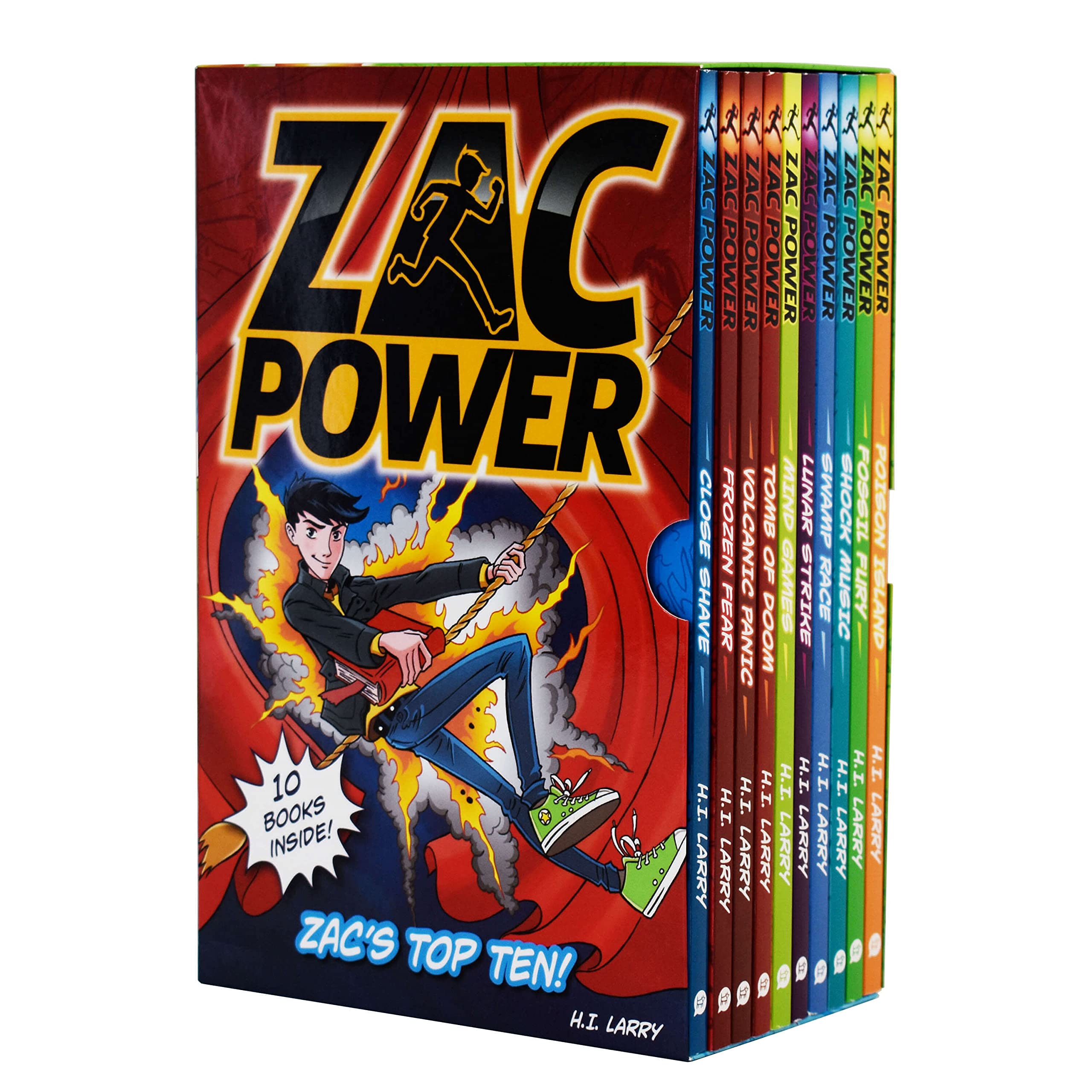 Zac Power Top 10 Books Collection Box Set by H.I. Larry by H.I.Larry ...