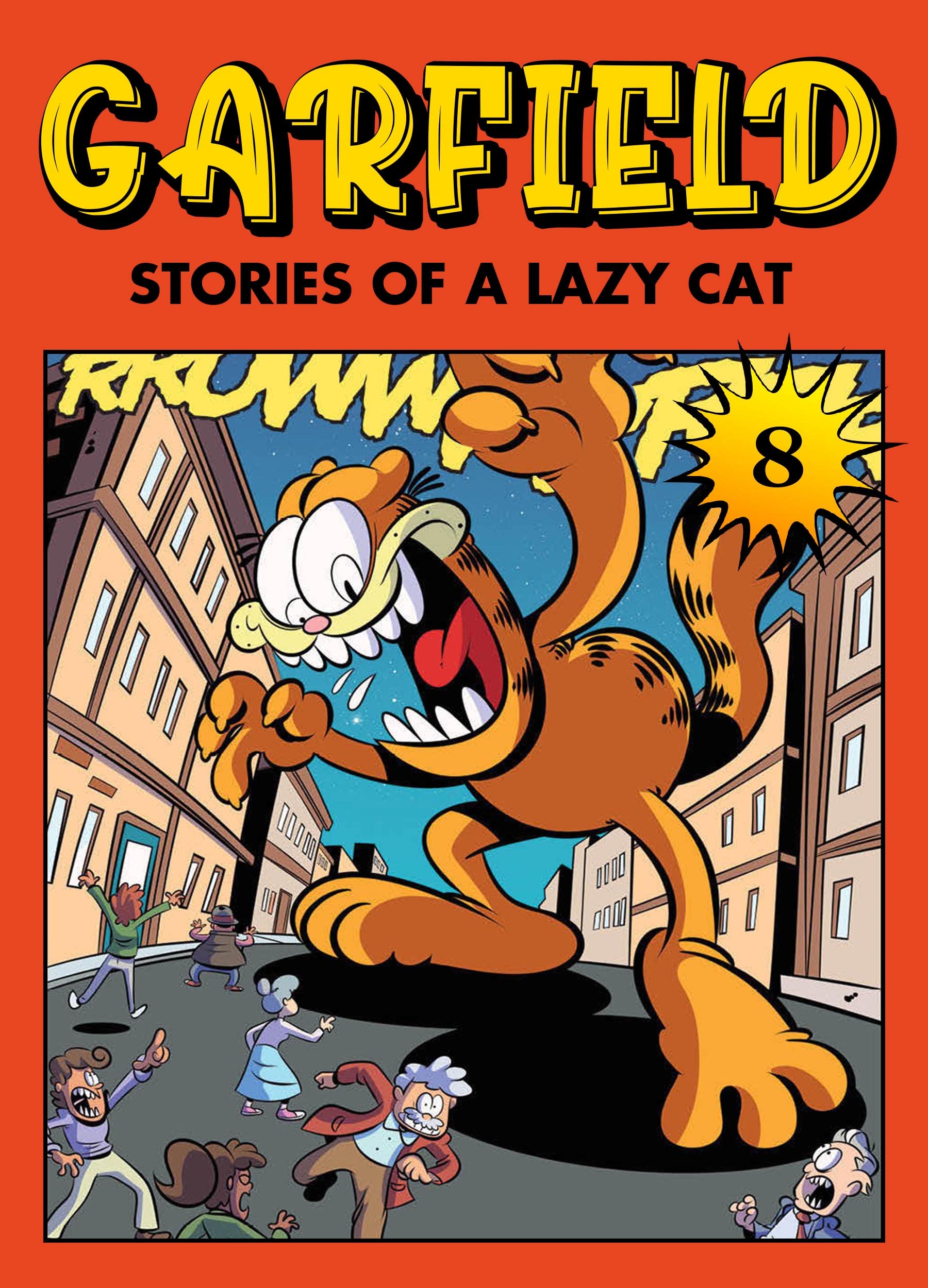 Comedy Garf-ield-Cat Stories: Book 8 - Classic Funny Comic Strips For ...