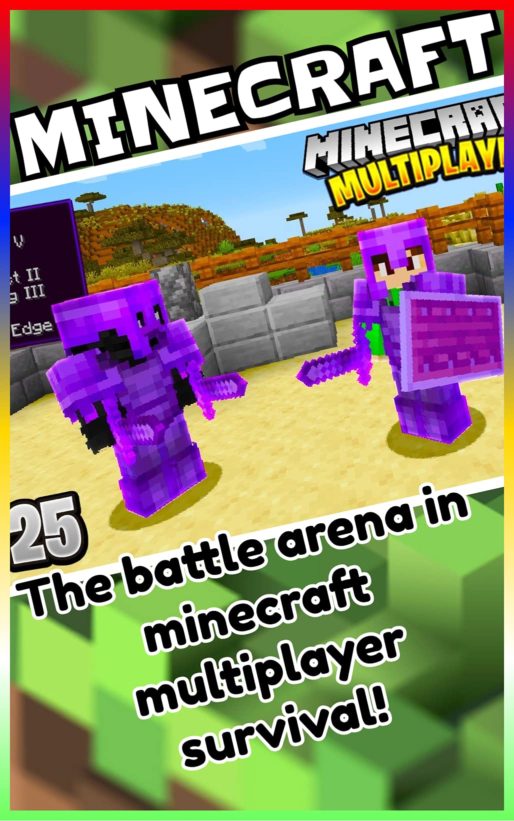 Minecraft: The battle arena in minecraft multiplayer survival! by Mery ...