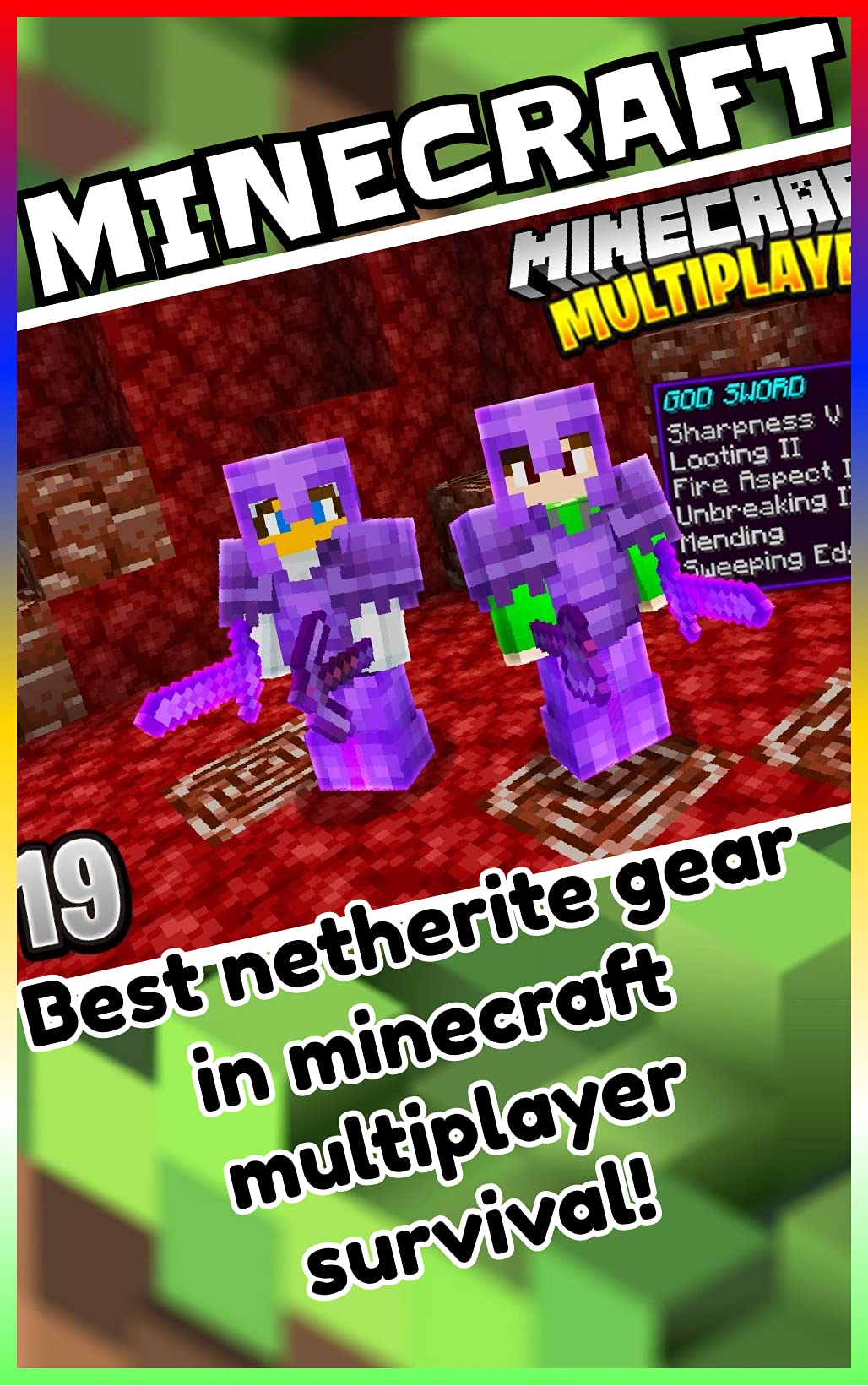 Minecraft: Best netherite gear in minecraft multiplayer survival! by ...