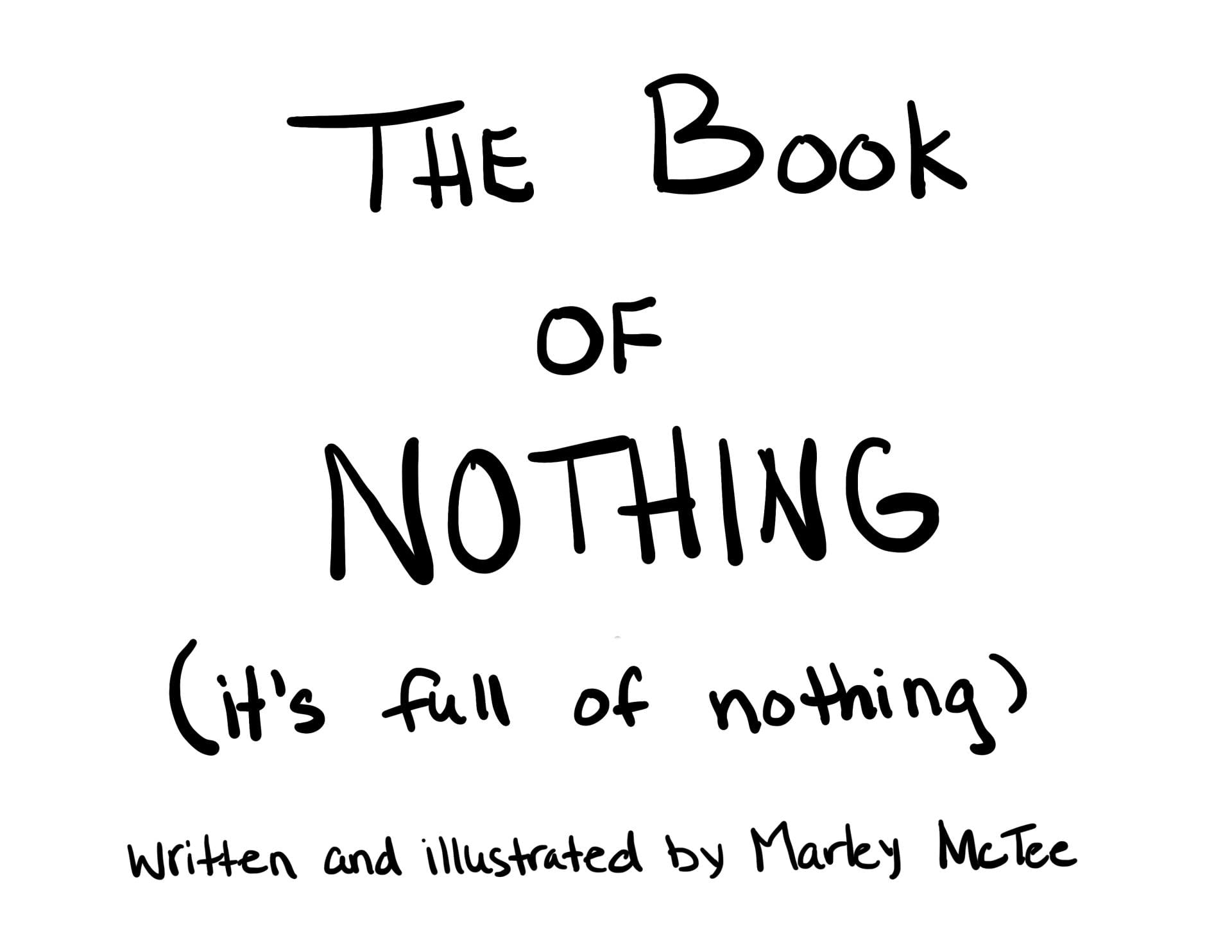 The Book of Nothing by Marley McTee | Goodreads
