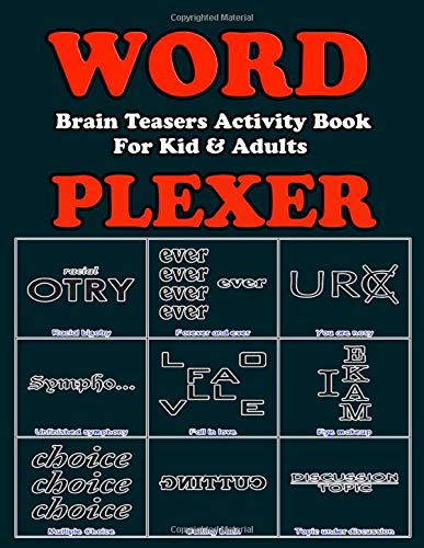 Word Plexer: Brain Teasers Activity Book For Kid & Adults by Sniderin ...