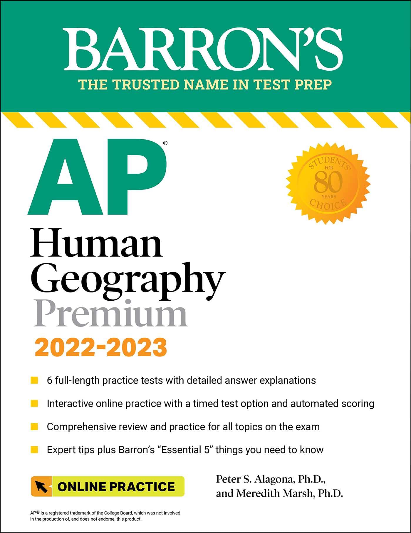 AP Human Geography Premium, 2022-2023: Comprehensive Review with 6 ...
