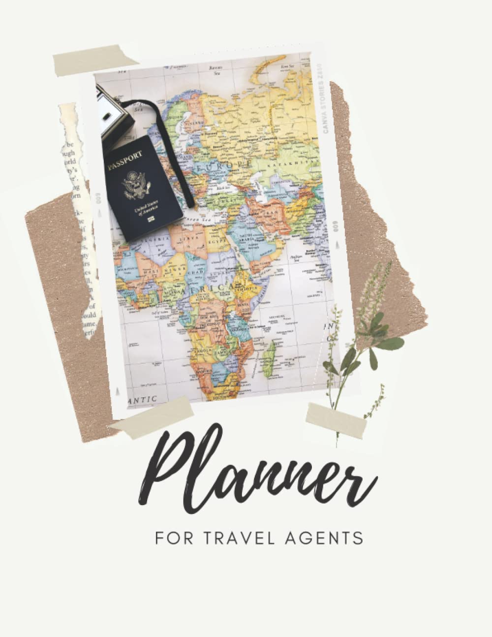 Travel Agent Planner: 2 year planner for Travel Agents to record, keep ...