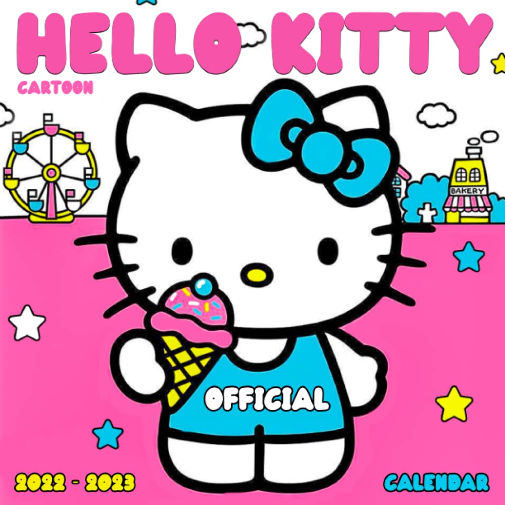 Hello Kitty 2022 Calendar: Cartoon 2022 OFFICIAL calendar -Hello Kitty Weekly & Monthly Planner ...