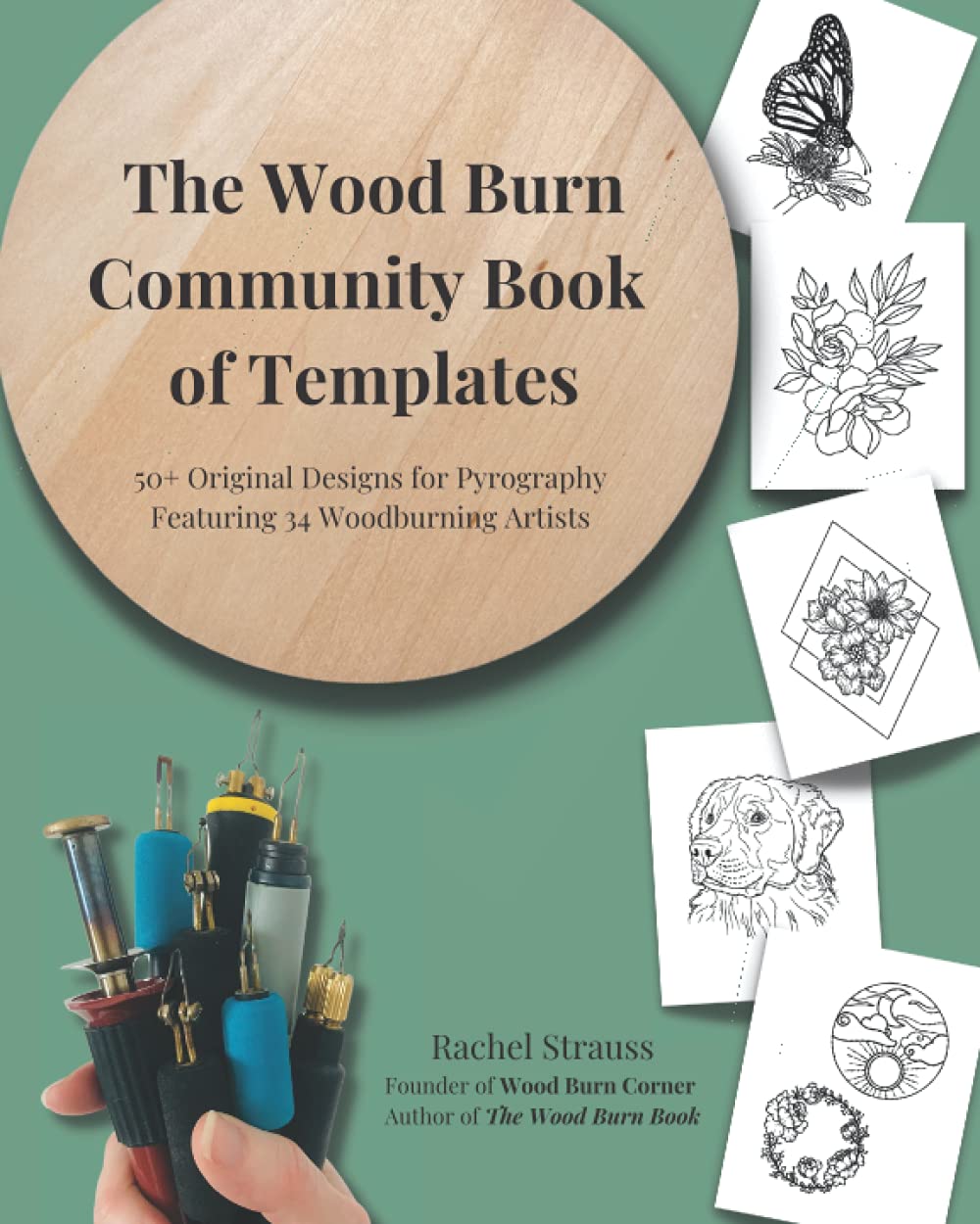 The Wood Burn Community Book of Templates: 50+ Original Pyrography ...