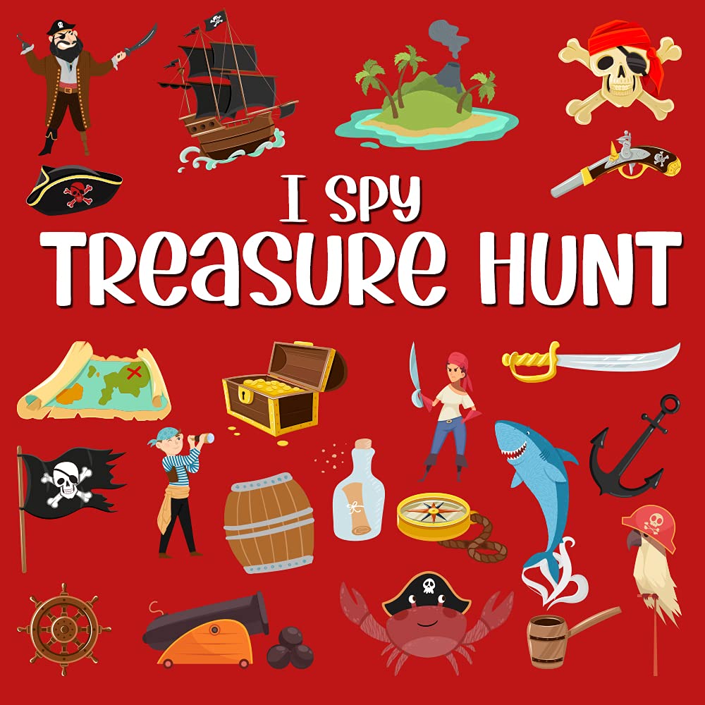 I Spy Treasure Hunt: Fun Pirates Activity Book For Toddlers And ...