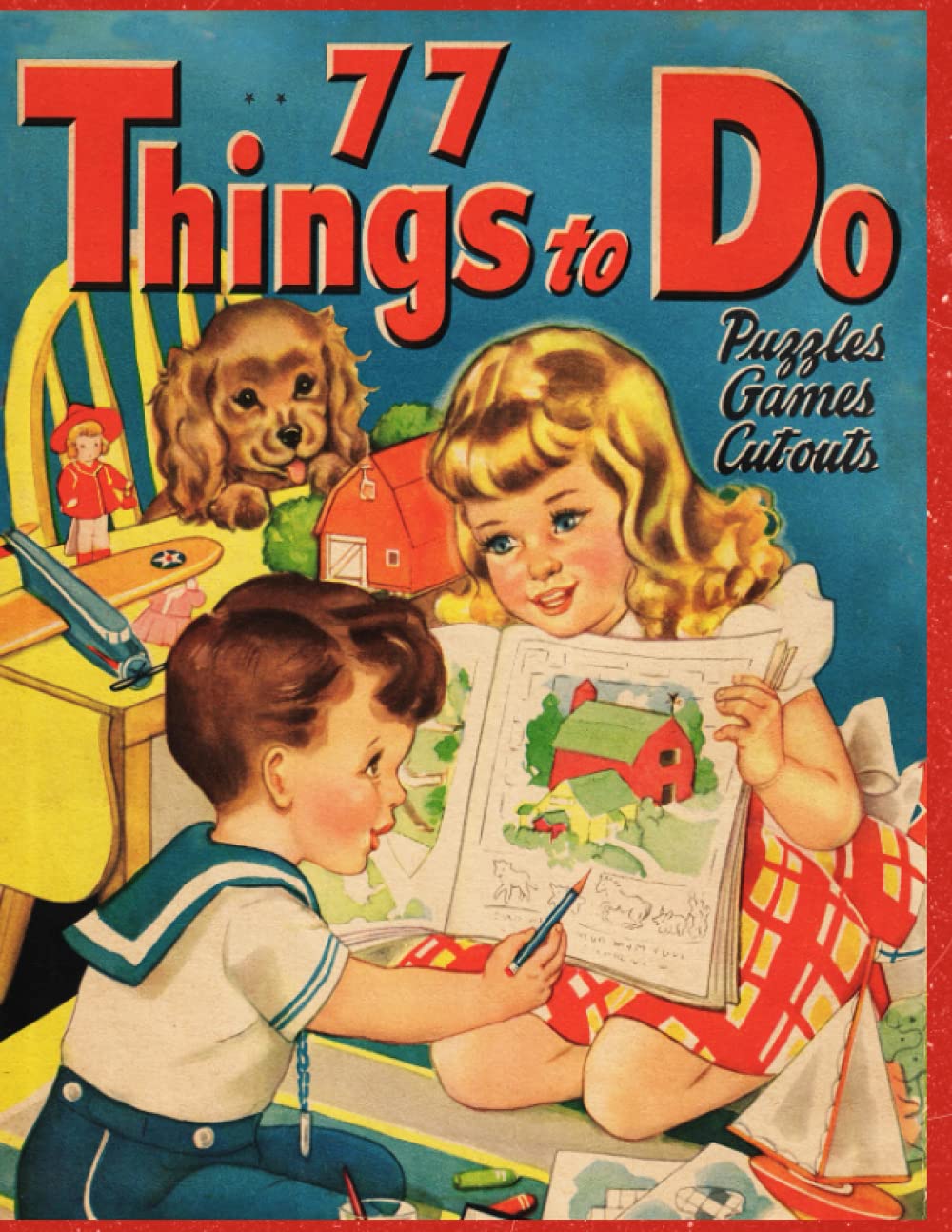77 Things to Do: A Vintage Coloring & Activity Book for Kids by ...