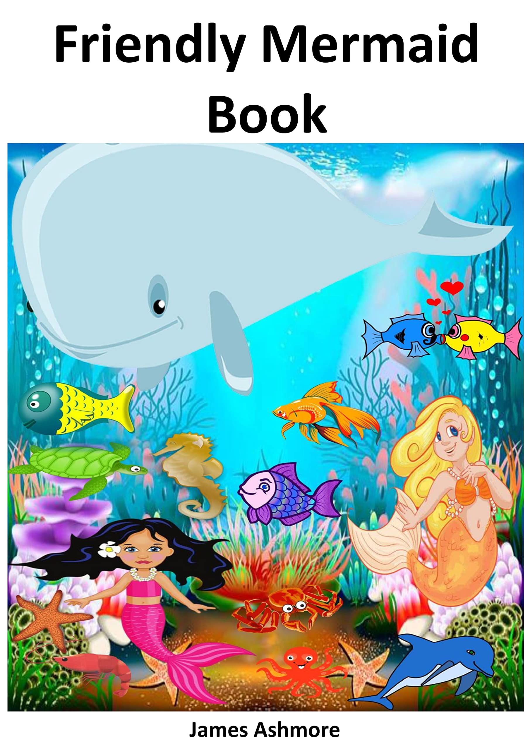 Friendly Mermaid Book: Kindergarten reading books, Preschool books ...