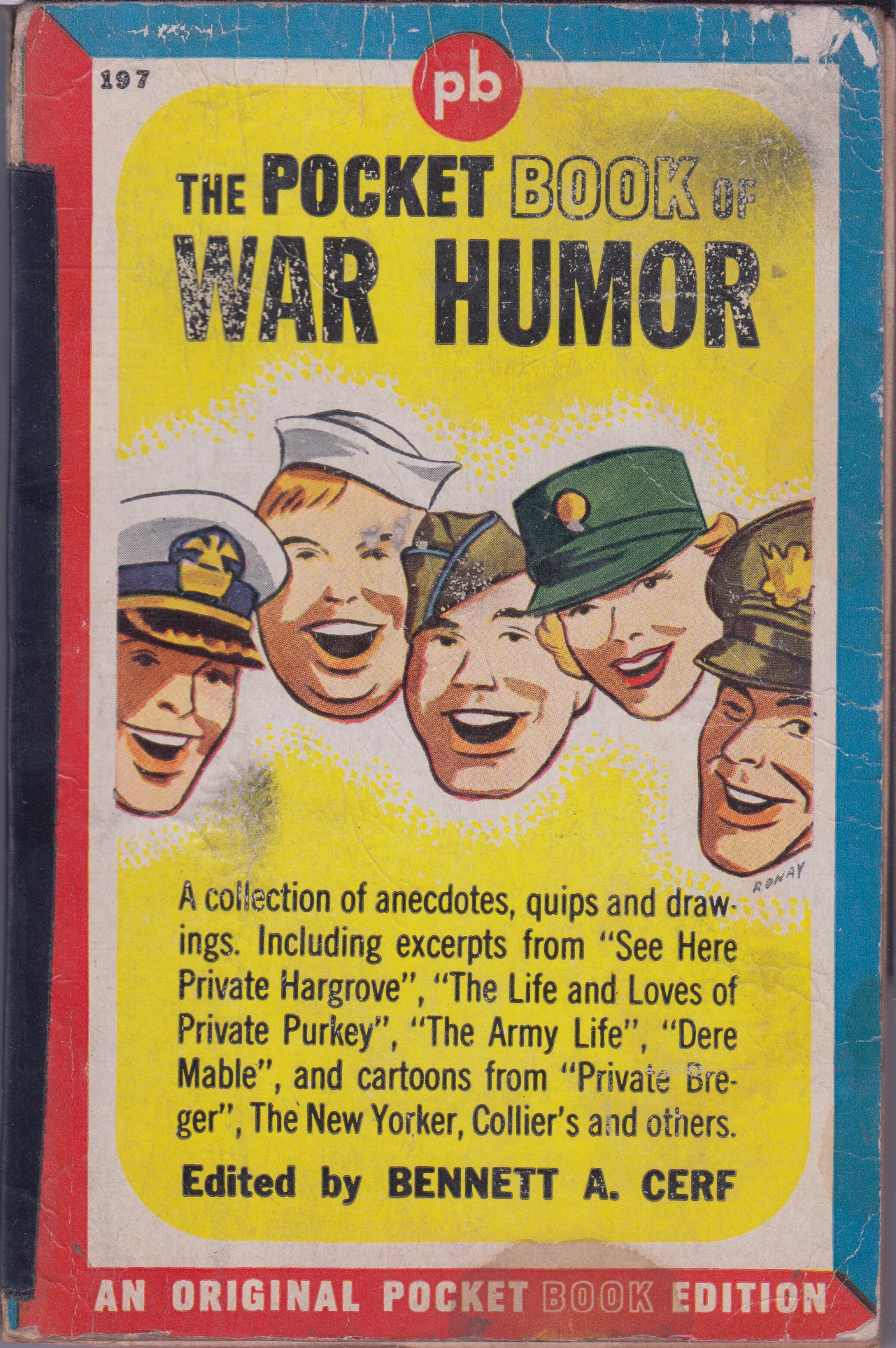 The Pocket Book of War Humor by Bennett Cerf | Goodreads