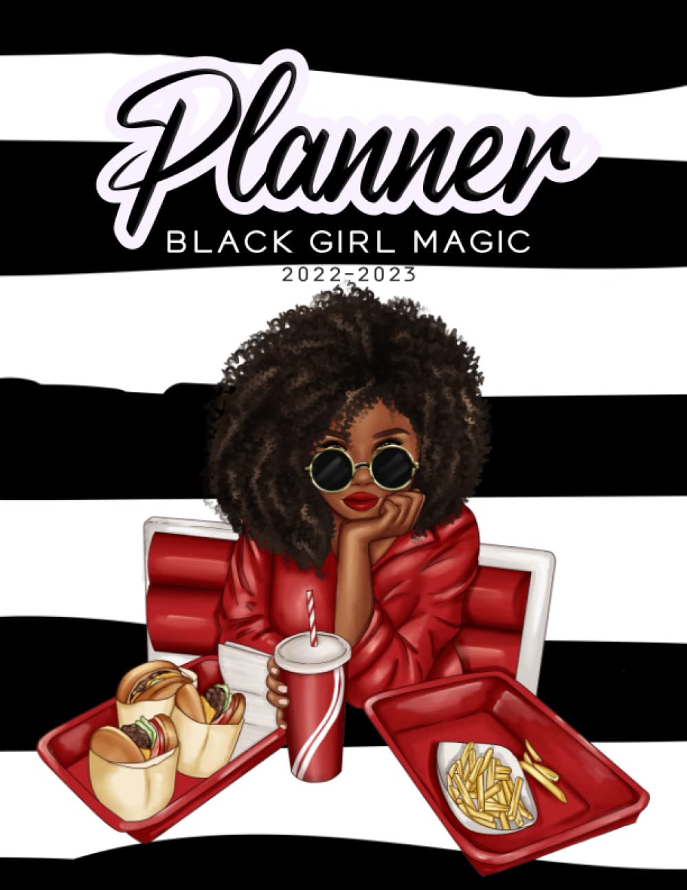 Black Girl Magic Planner 2022-2023: Two Year Monthly Planner for ...