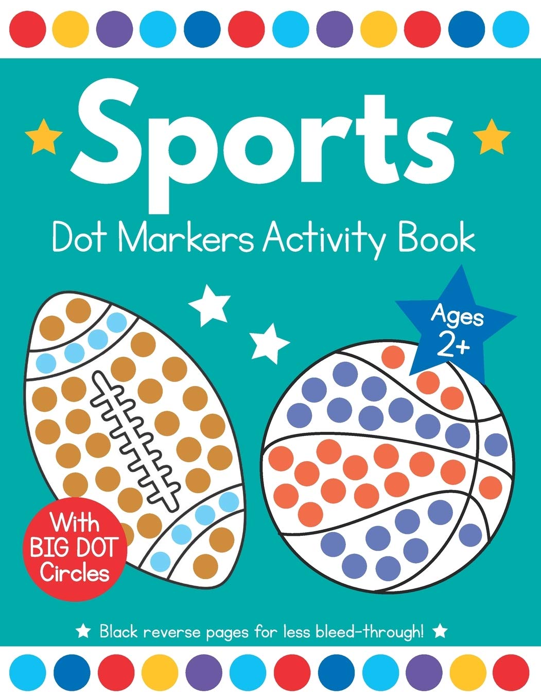 Sports Dot Markers Activity Book: Easy Toddler and Preschool Kids Paint ...