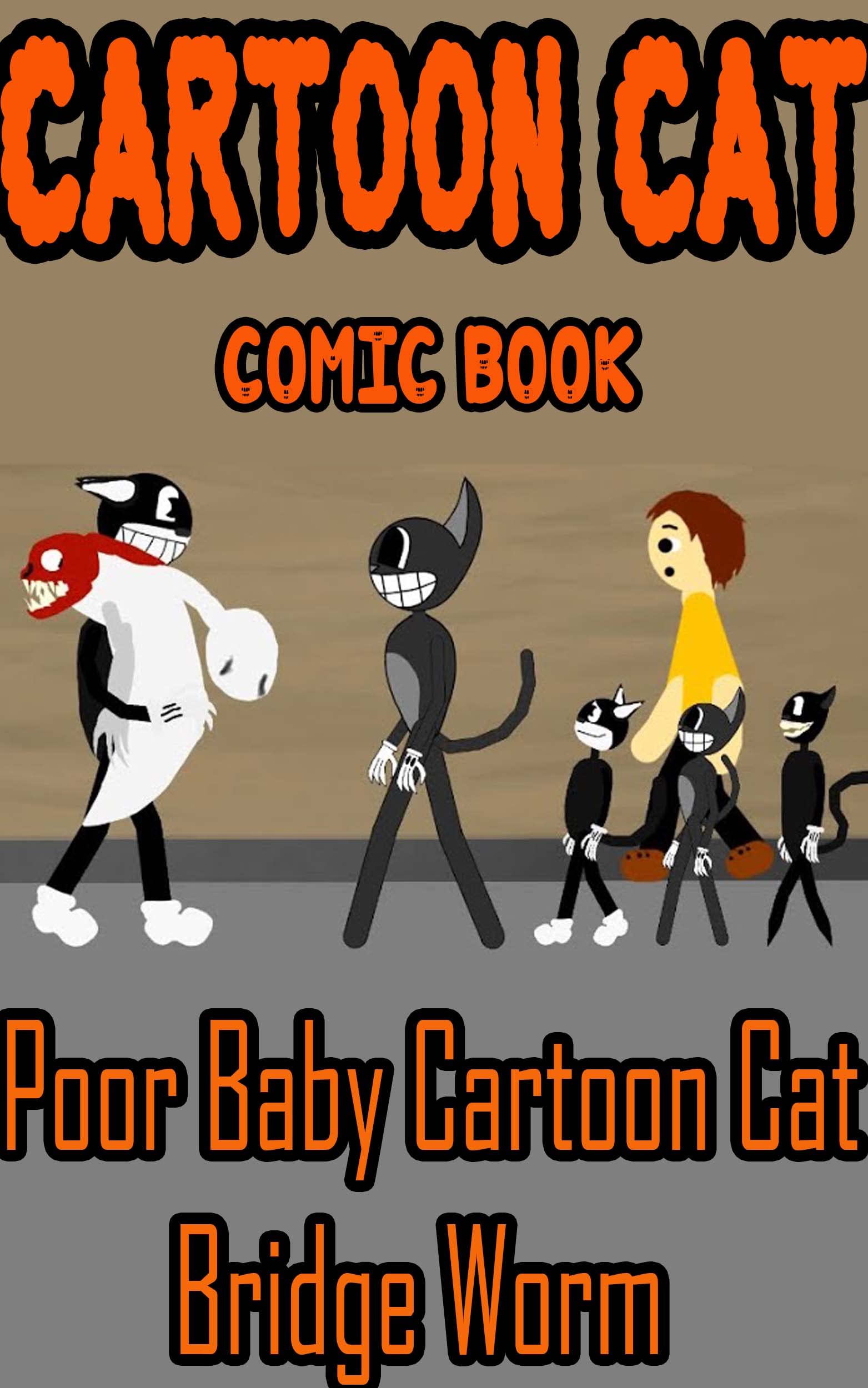 Cartoon Cat comic book: Poor Baby Cartoon Cat _ Bridge Worm by Judy ...