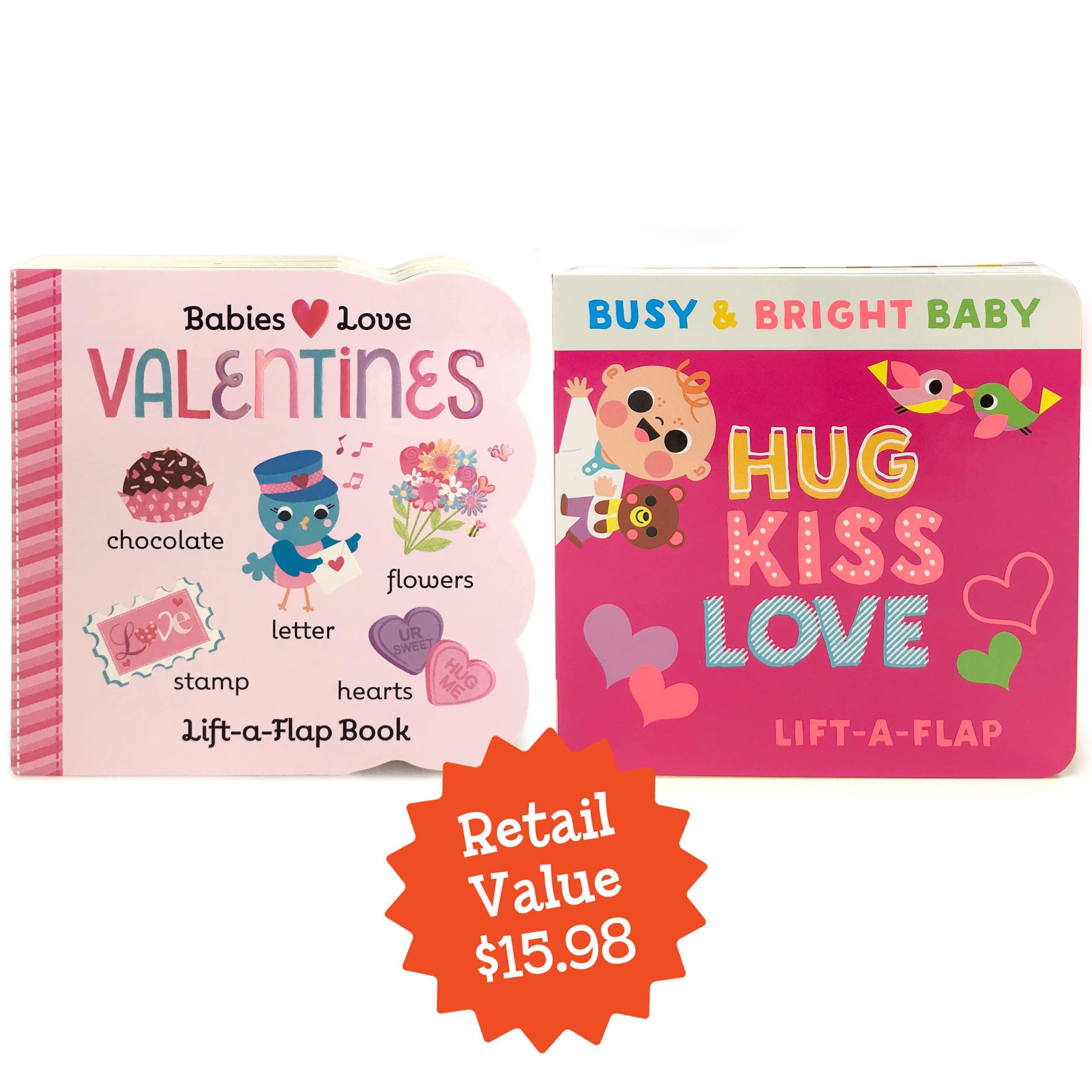 Valentine's Day Lift-a-Flap Board Book 2-Pack - Babies Love Valentines ...