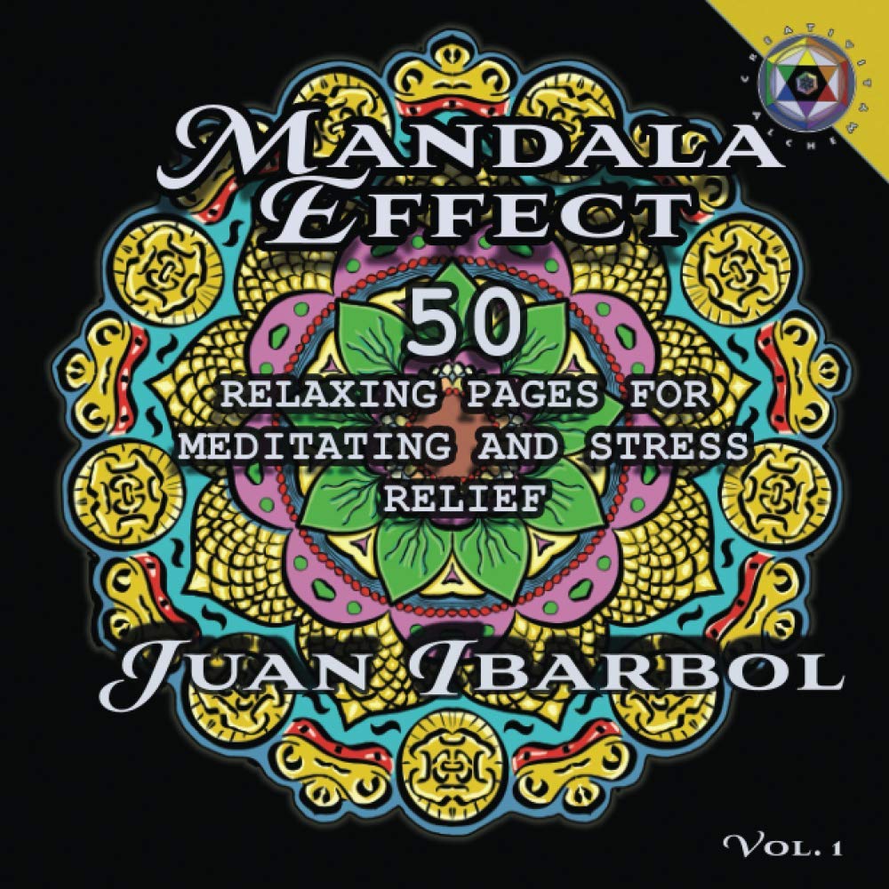 Mandala Effect: 50 Relaxing No Bleed Pages For Meditating And Stress ...