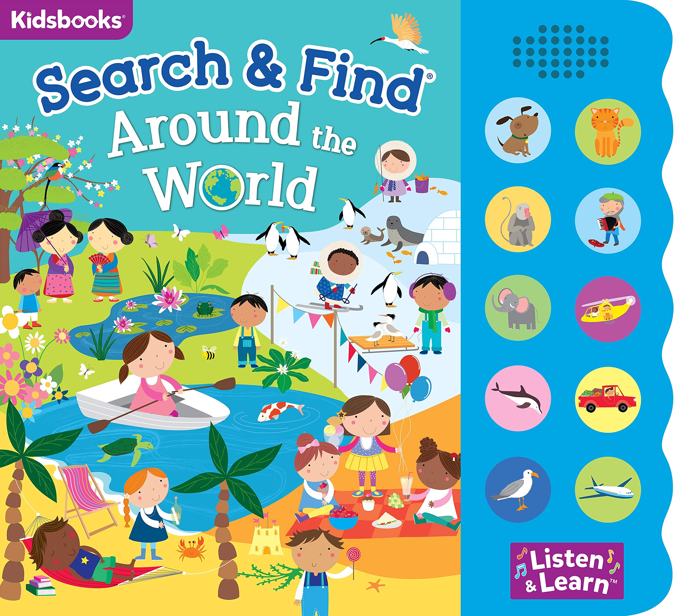 Search & Find: Around the World Sound Book-With 10 Fun-to-Press Buttons ...