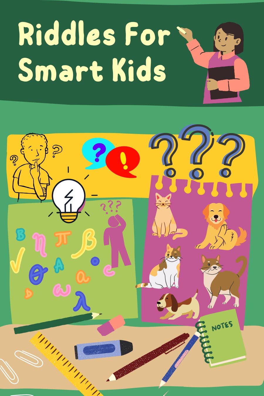 Riddles For Smart Kids: Over 400 Various Types of Riddles , Trick ...