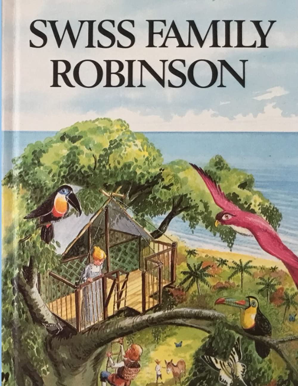 Swiss Family Robinson: Large print Our book is easy to read with ...