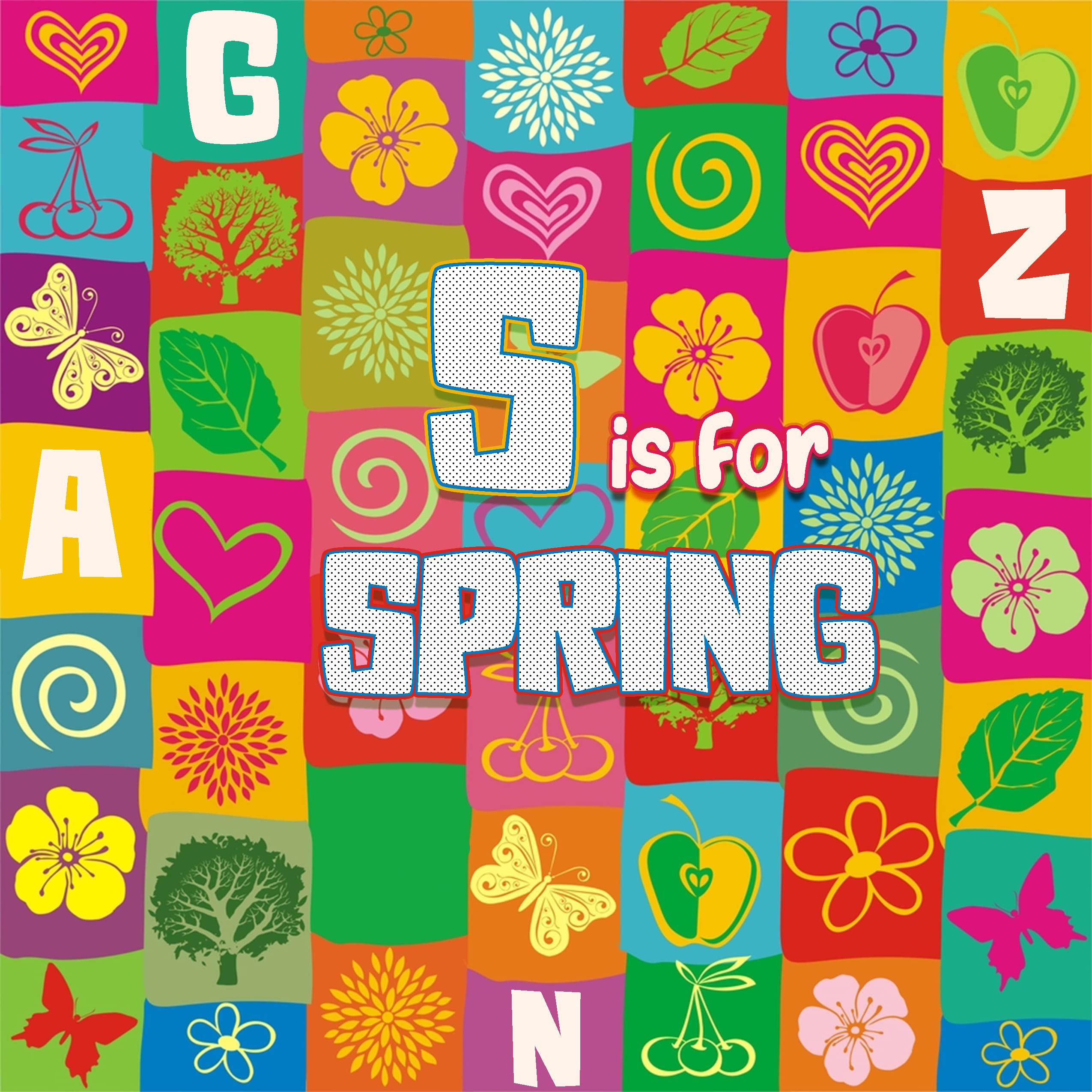 S Is For Spring : Spring Alphabet Picture Book For Kids | Fun Learning ...