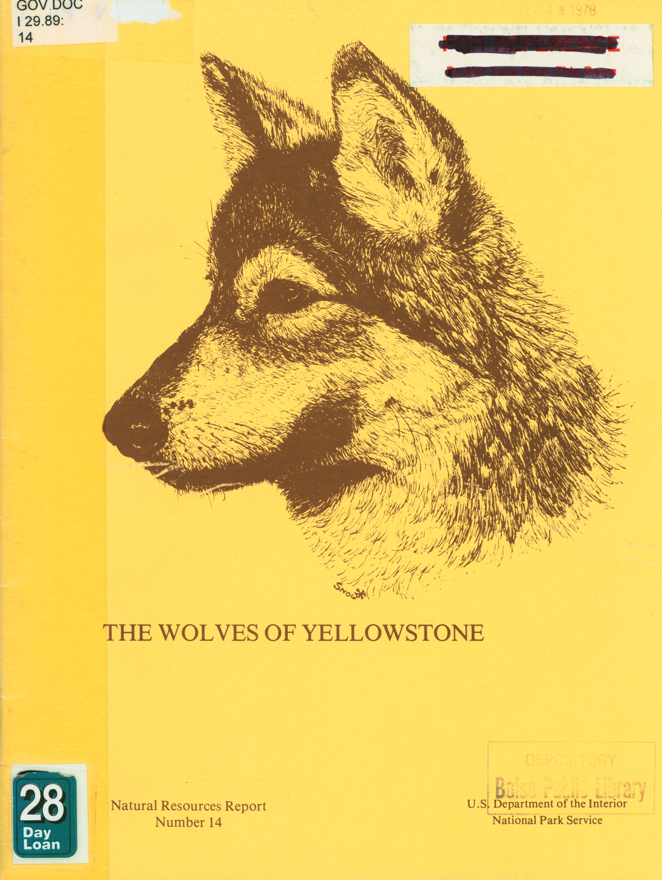 The Wolves of Yellowstone by John Weaver | Goodreads
