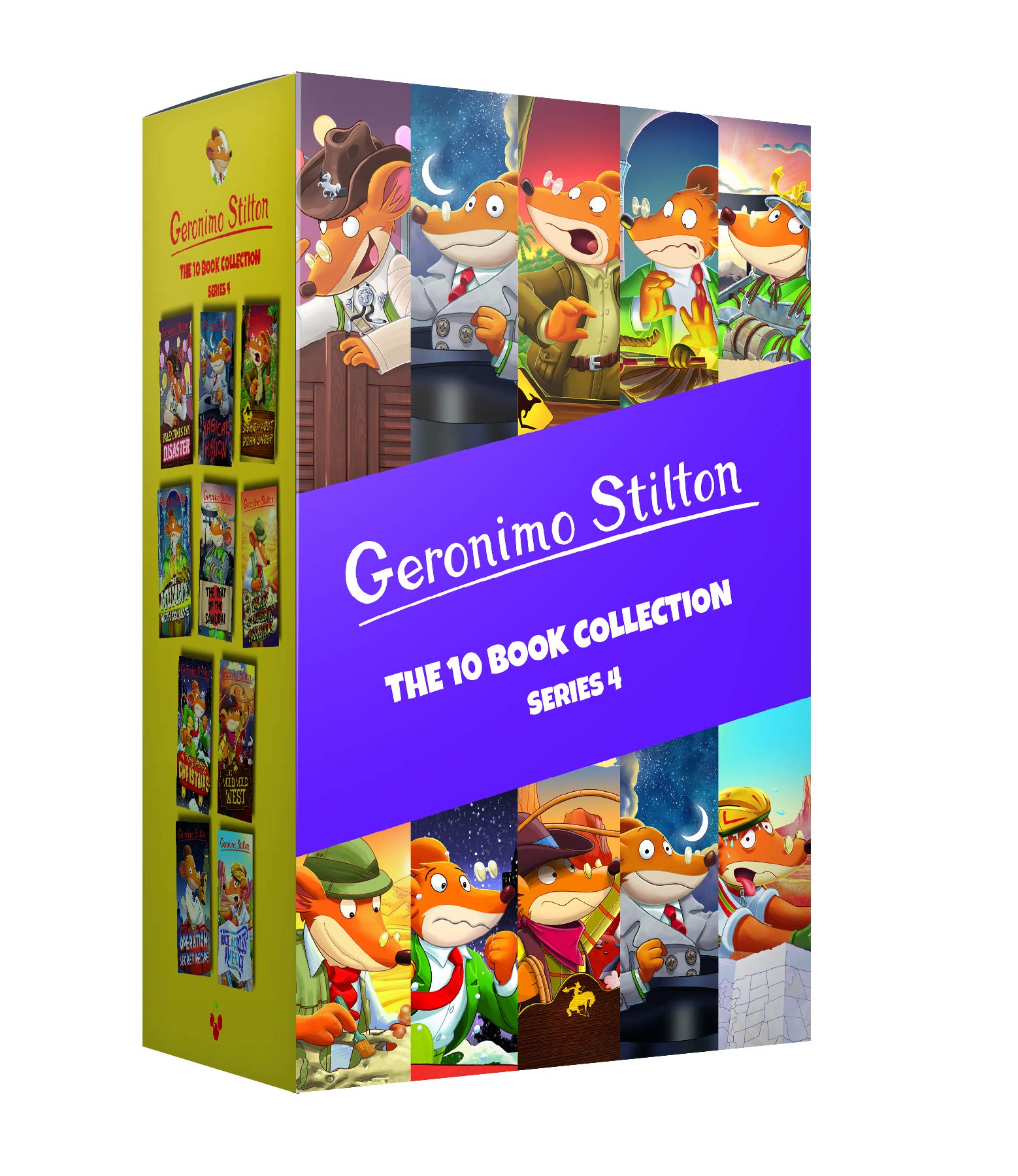 Geronimo Stilton: 10 Book Collection (Series 4) Box Set (Valentine's ...