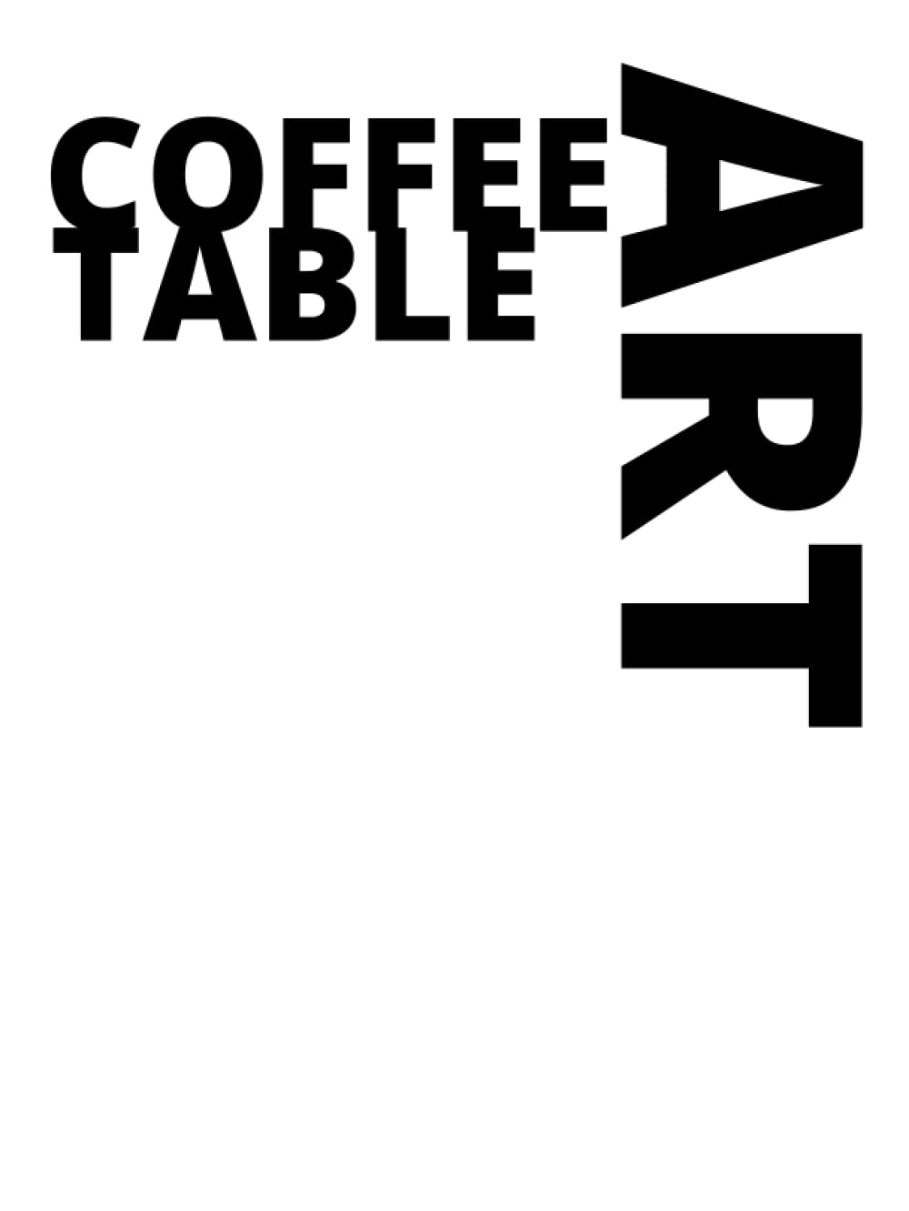 COFFEE TABLE ART BOOK IN WHITE: DO IT YOURSELF ART BOOK FOR GUESTS AND ...