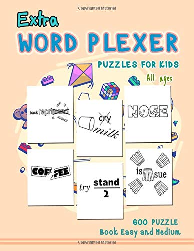 Extra Word Plexer Puzzles For Kids All ages: Book Easy and Medium ...