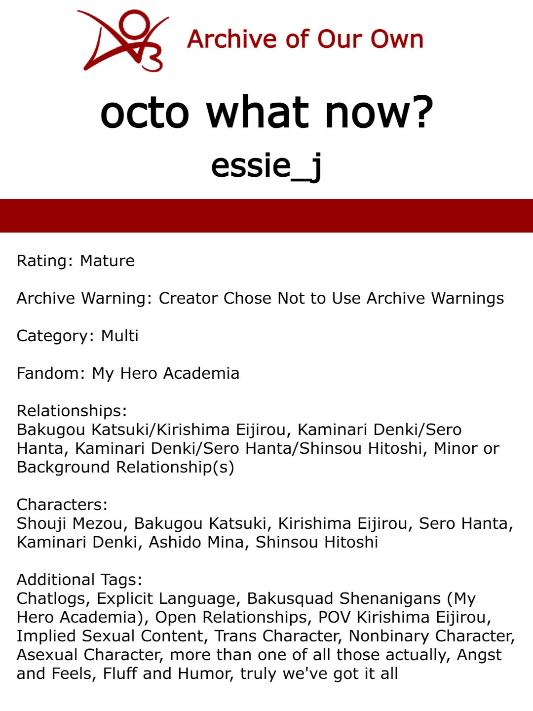 octo what now? by essie_j | Goodreads