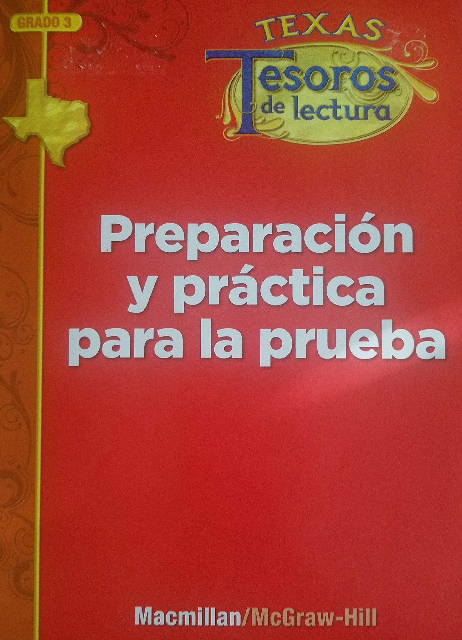 Texas Tesoros de lectura Preparacion y practica para la prueba Grado 3 ...
