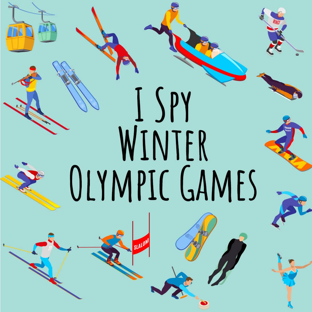 I Spy Winter Olympic Games: Winter Olympics Books For Kids, Toddlers ...