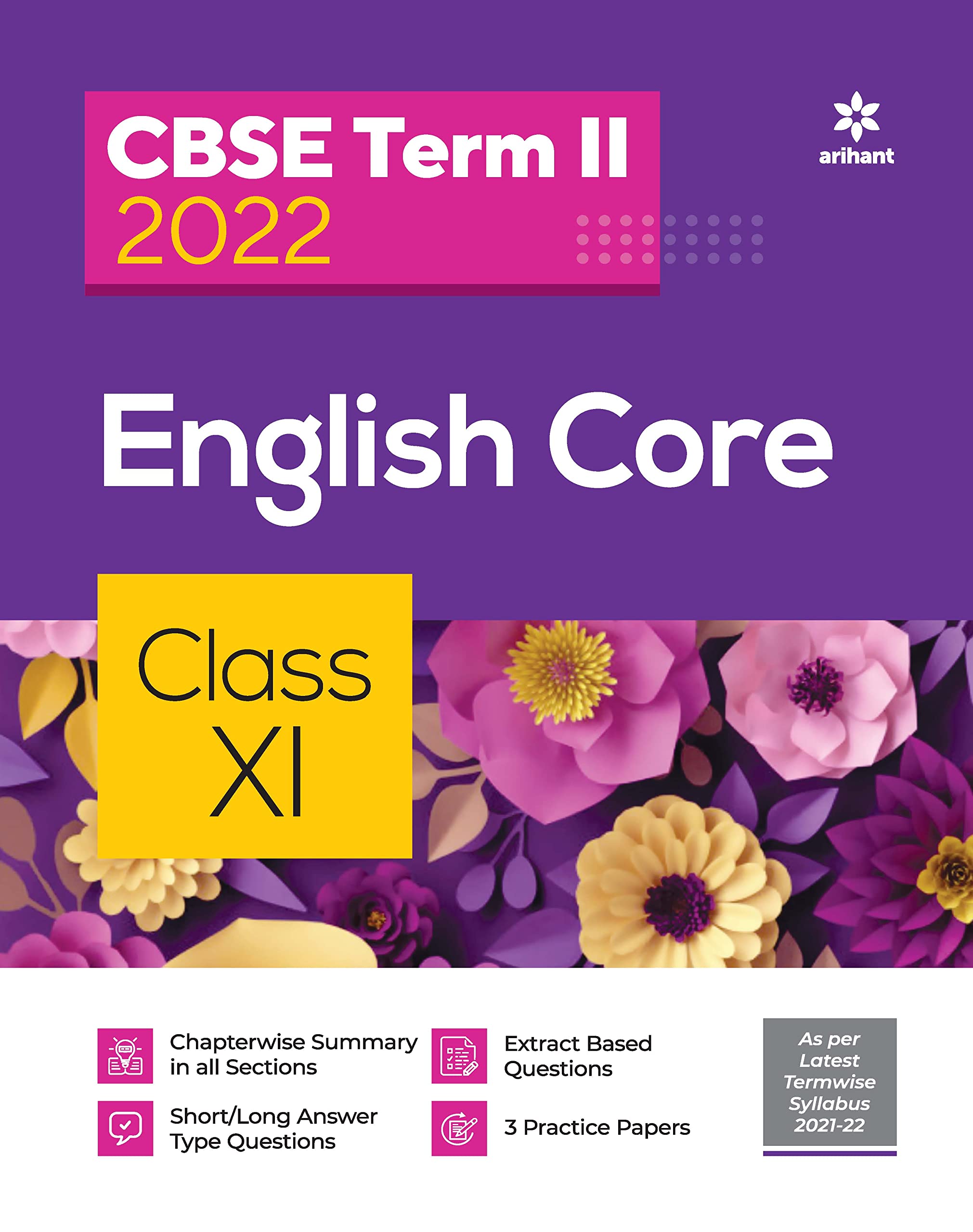 Arihant CBSE English Core Term 2 Class 11 for 2022 Exam by Srishthi Agarwal | Goodreads