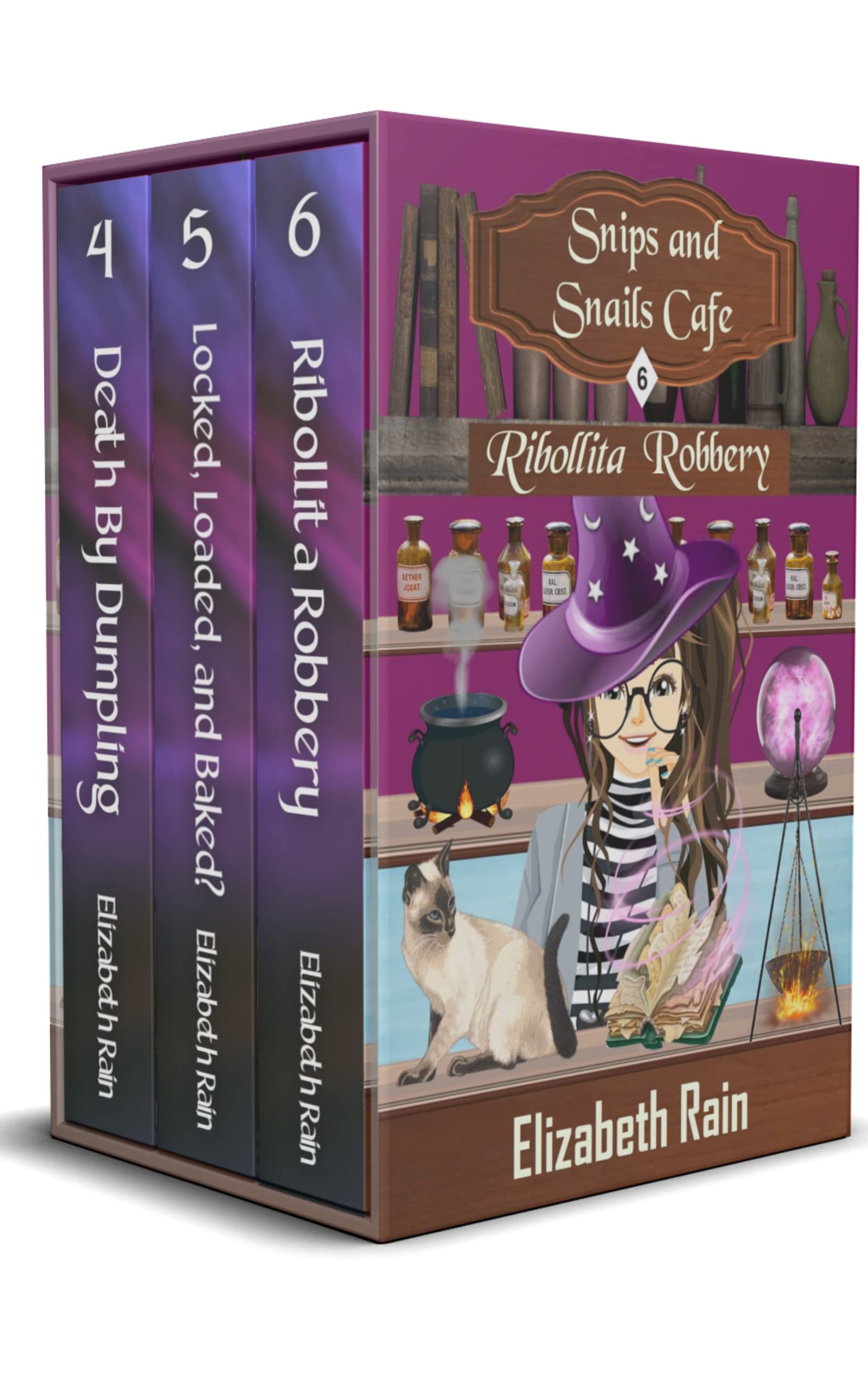 Snips and Snails Mystery Cafe Book 4-6 BOXSET by Elizabeth Rain | Goodreads