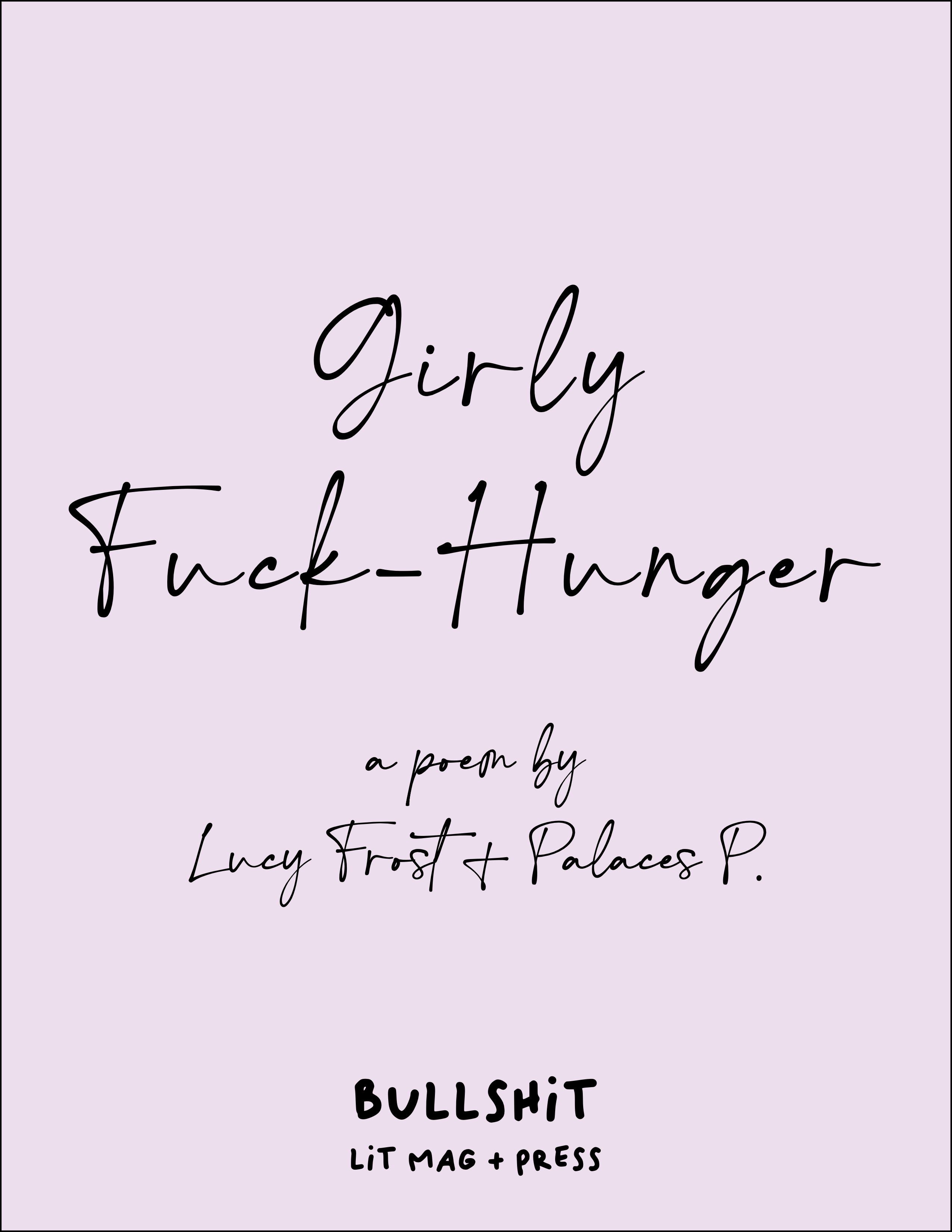 Girly Fuck Hunger By Lucy Frost Goodreads