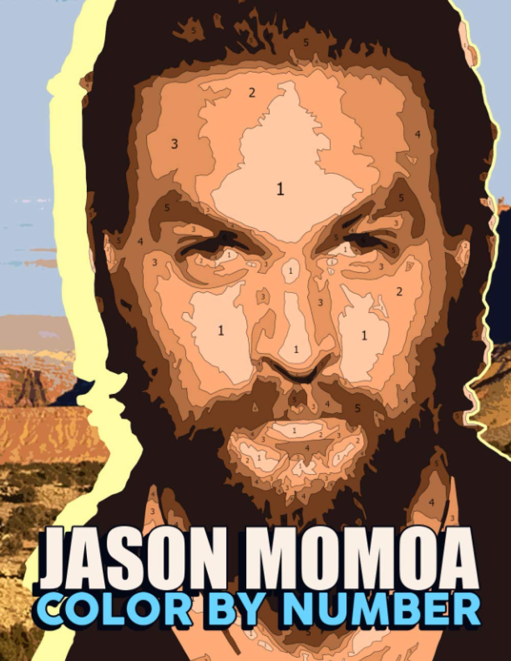 Jason Momoa Color By Number: High-Quality Illustrations Of Jason Momoa ...