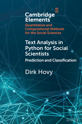 Text Analysis in Python for Social Scientists by Dirk Hovy | Goodreads