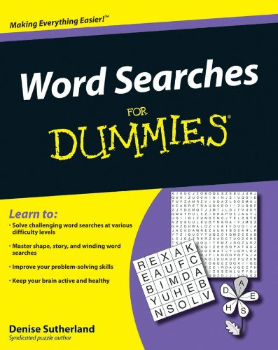 Word Searches For Dummies(r) by Denise Sutherland | Goodreads