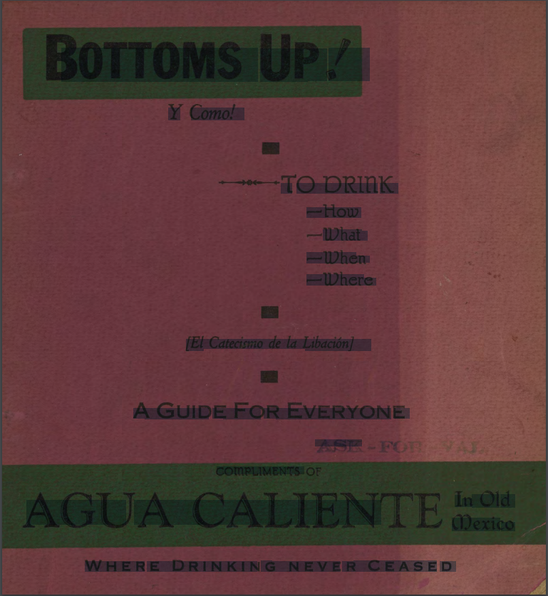 Bottom's Up by Agua Caliente, Tijuana | Goodreads