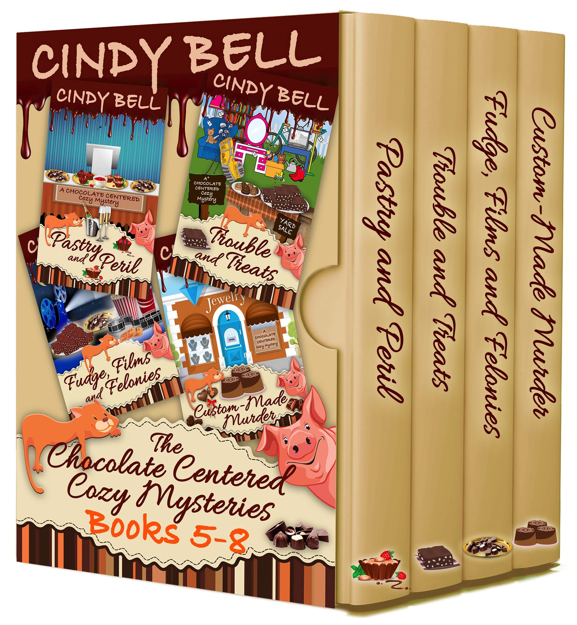 Chocolate Centered Cozy Mysteries Books 5 - 8 by Cindy Bell | Goodreads