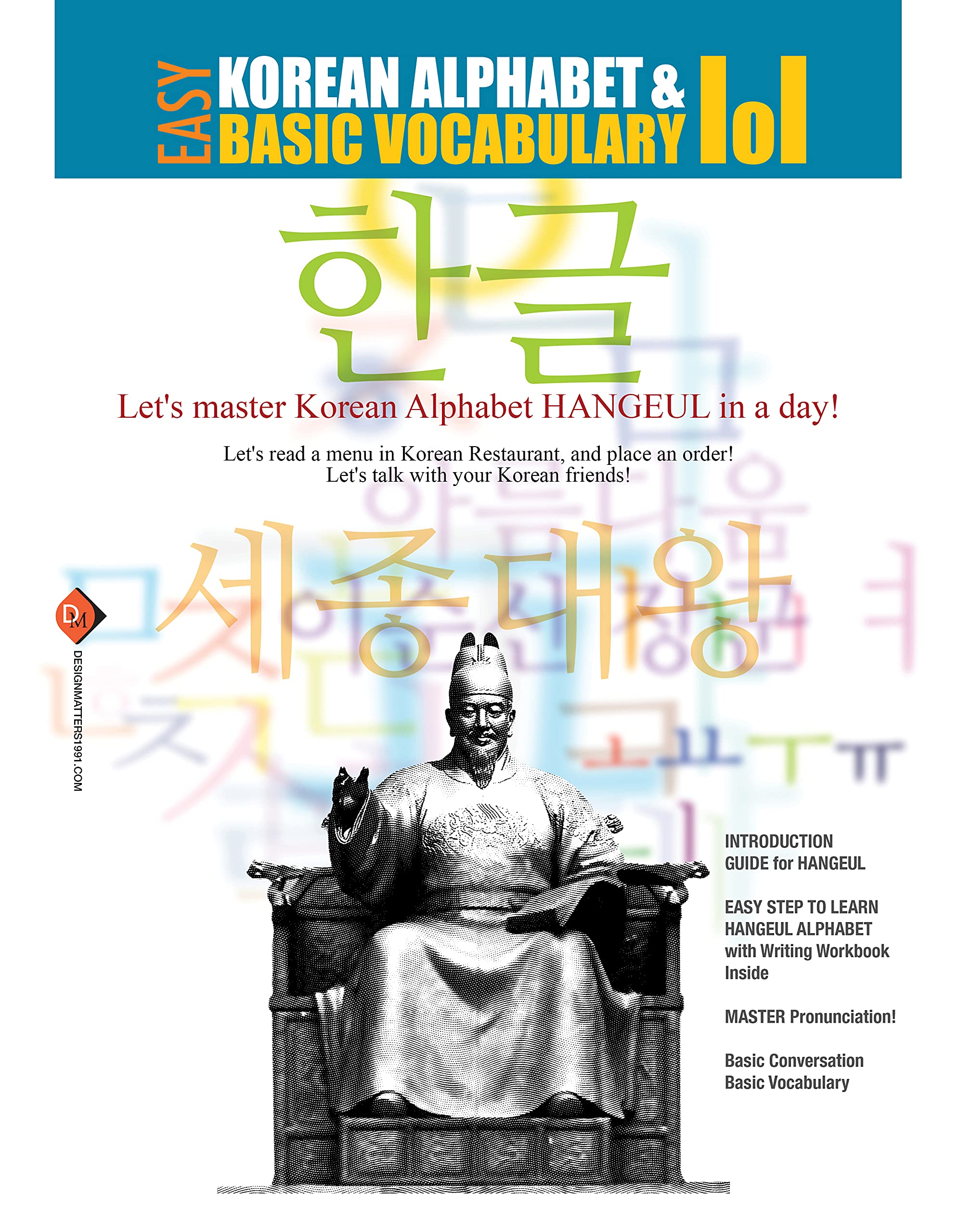 KOREAN BASIC VOCABULARY 101 Workbook: Let's learn Korean Alphabet in a ...