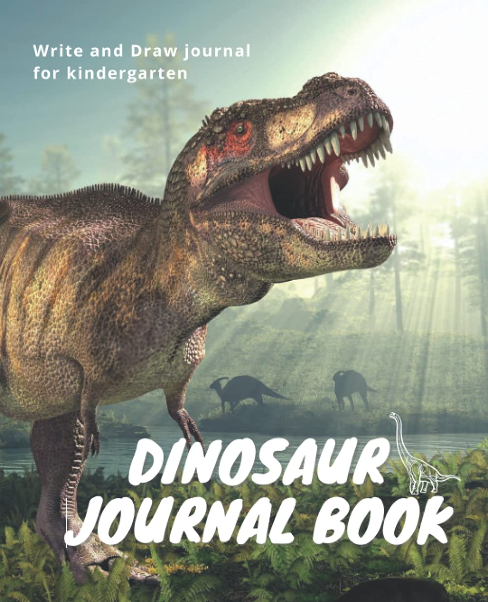 Dinosaur Journal book: Write and draw Journal for kindergarten ...