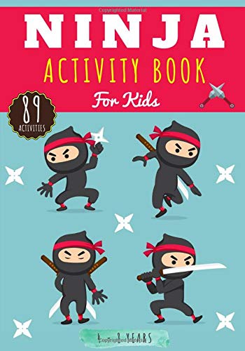 Ninja Activity Book: For kids 4-8 years old | Preschool Activity Book ...