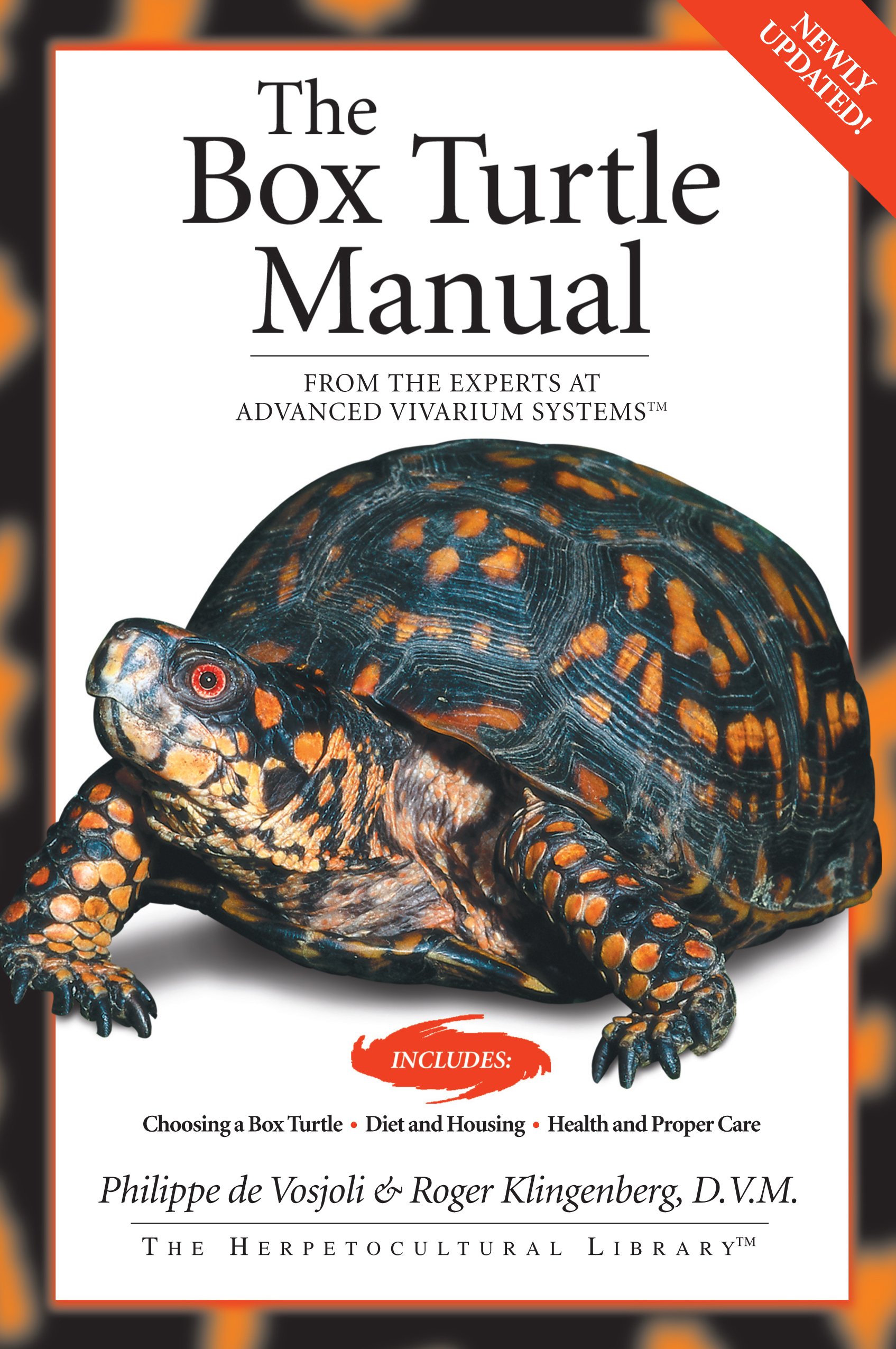The Box Turtle Manual (Herpetocultual Library) by Philippe De Vosjoli ...